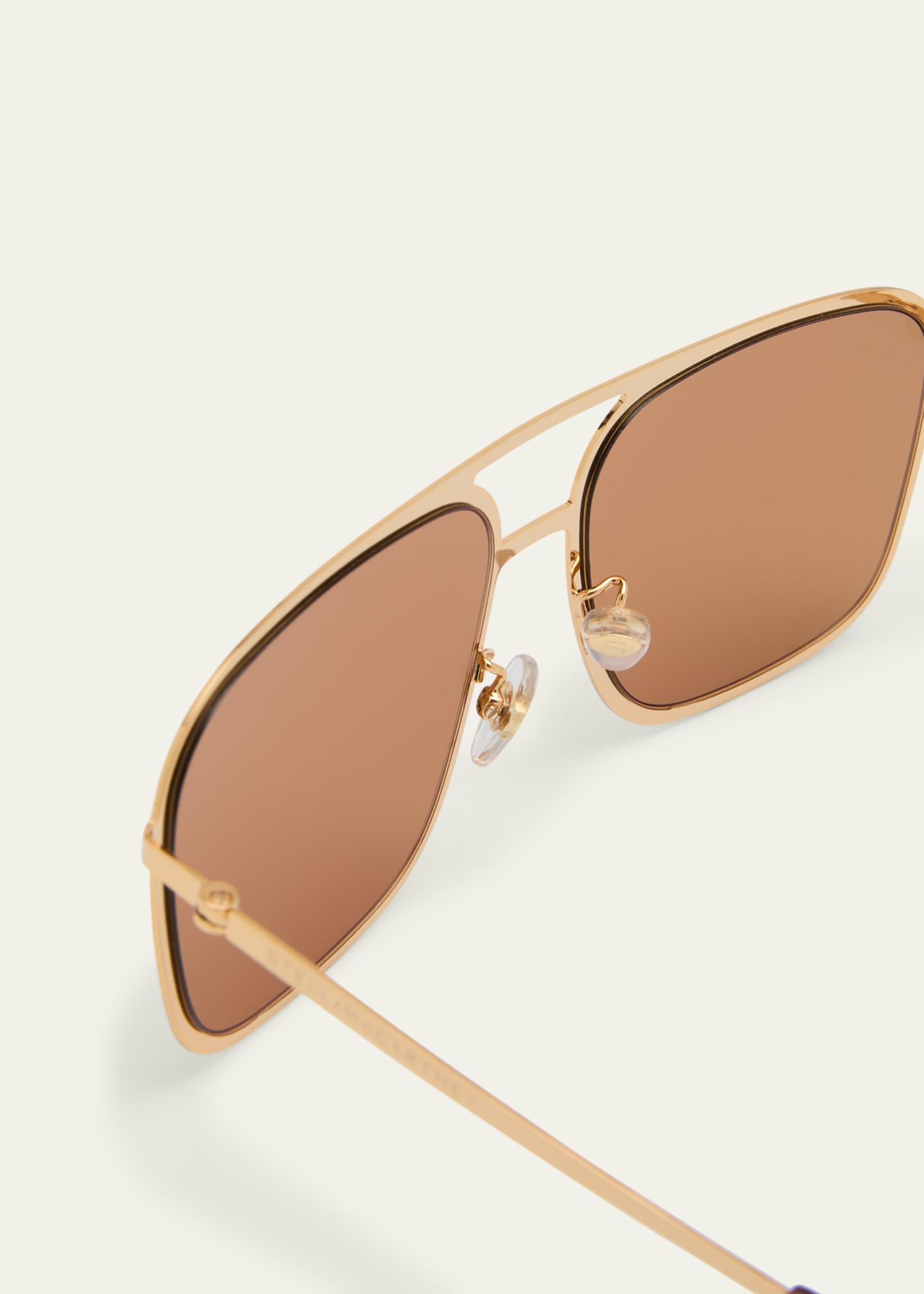 Stella McCartney Pilot Metal Alloy & Plastic Aviator Sunglasses ...