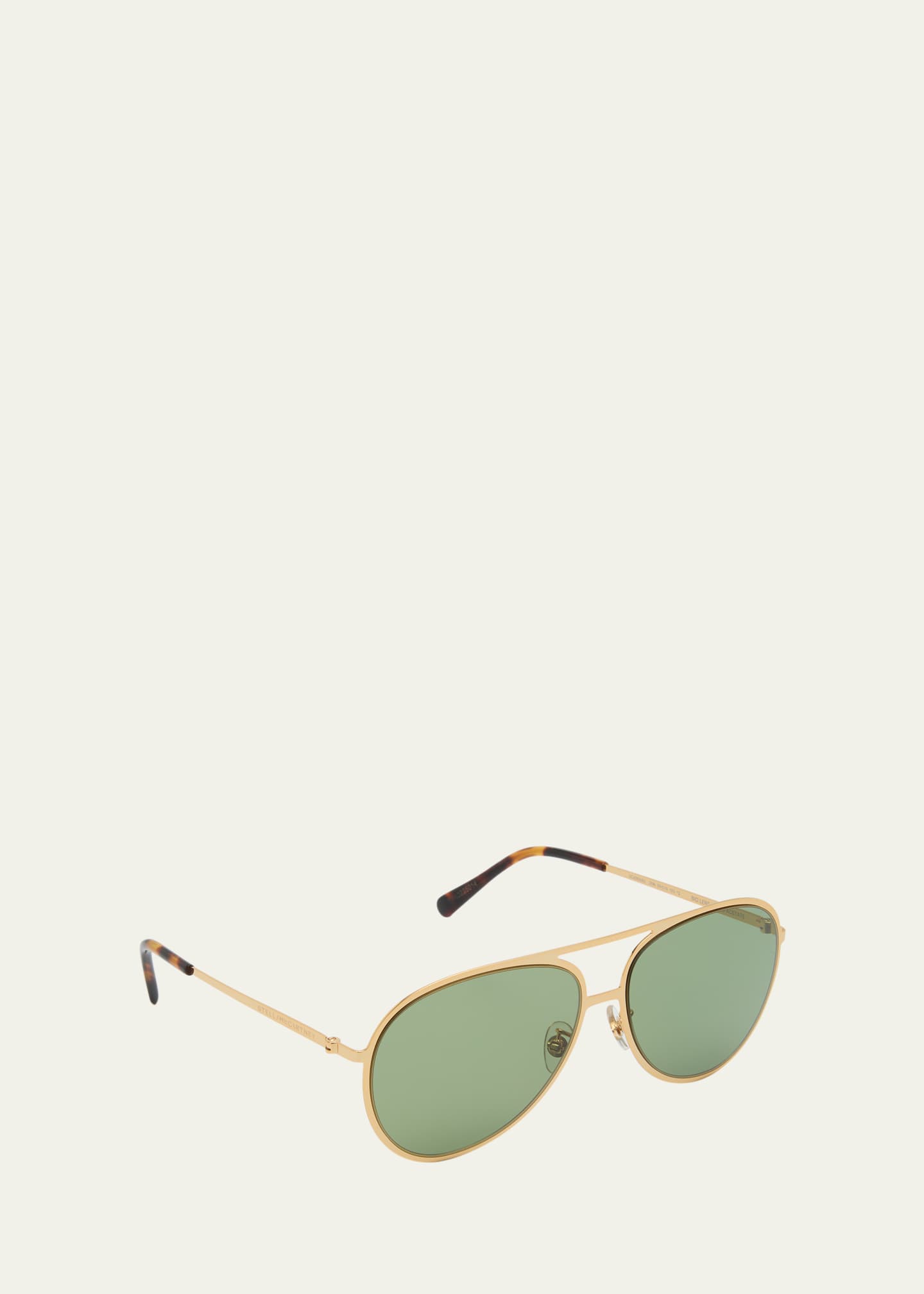 Stella McCartney Pilot Metal Alloy & Plastic Aviator Sunglasses ...