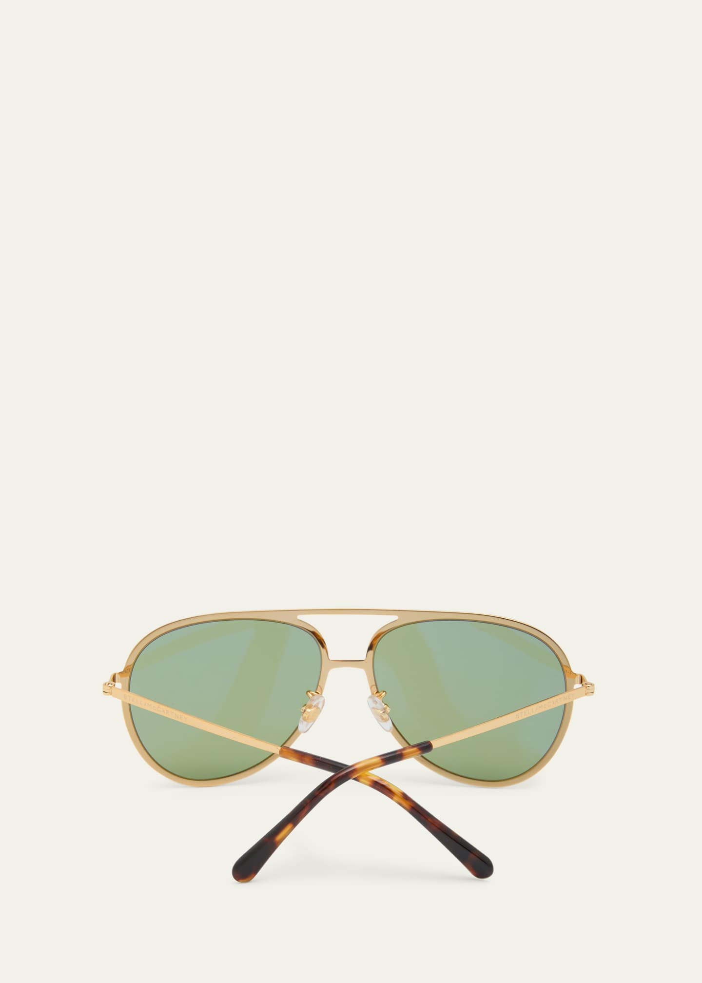 Stella McCartney Pilot Metal Alloy & Plastic Aviator Sunglasses ...