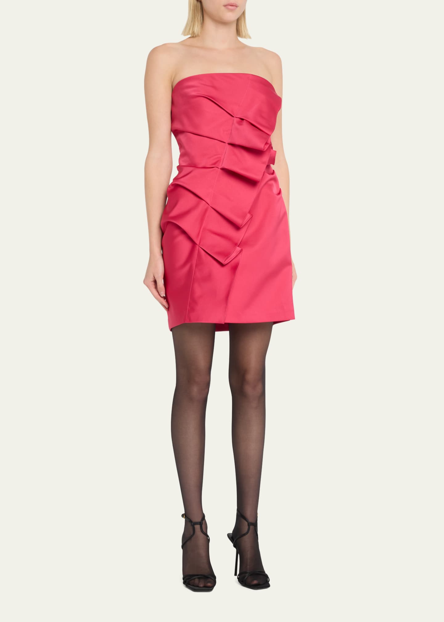 A.L.C. Talita Strapless Ruffle Mini Dress - Bergdorf Goodman