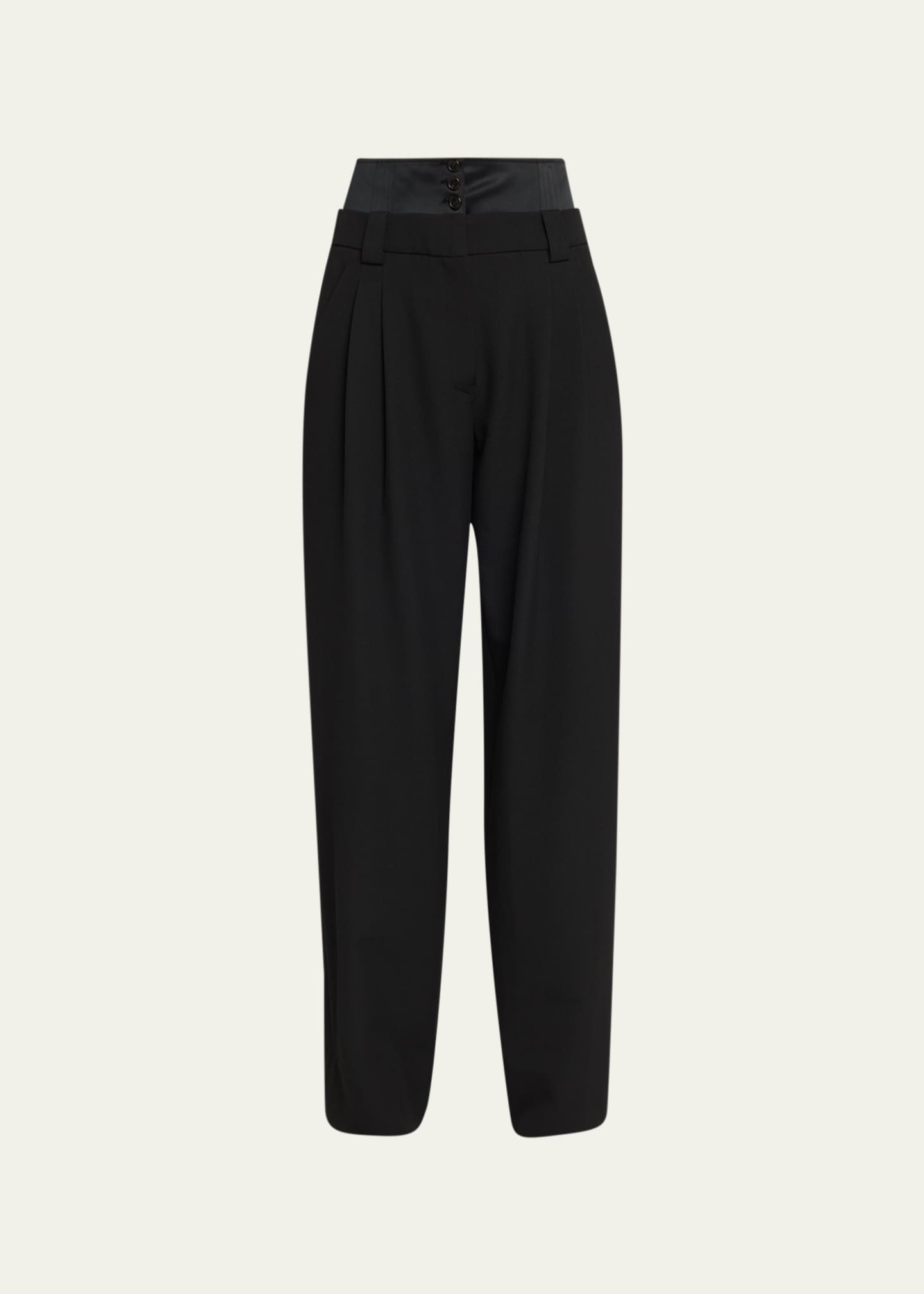 A.L.C. Brady Wide-Leg Double-Waist Pants - Bergdorf Goodman