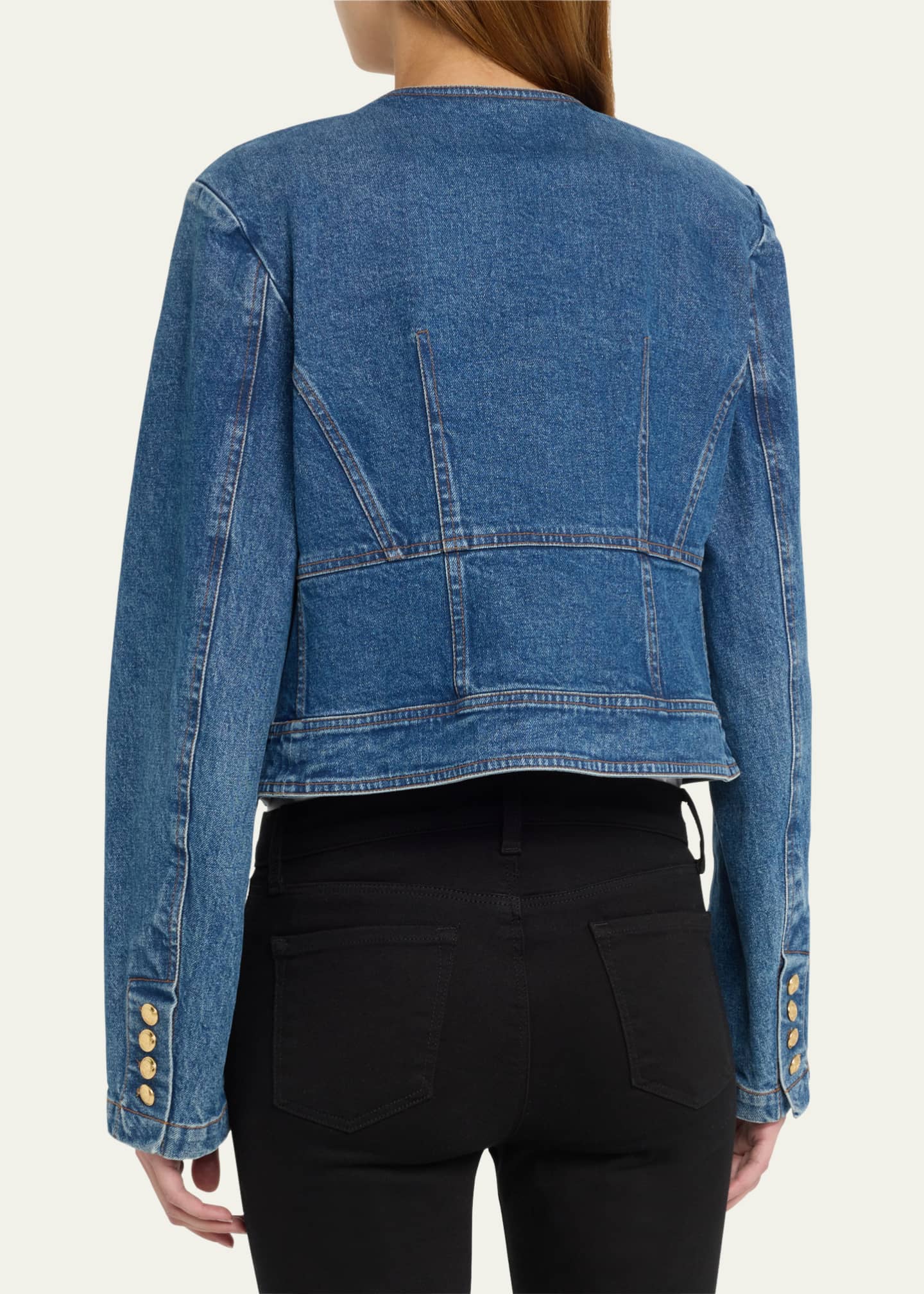 A.L.C. Cleo Tailored Denim Jacket - Bergdorf Goodman