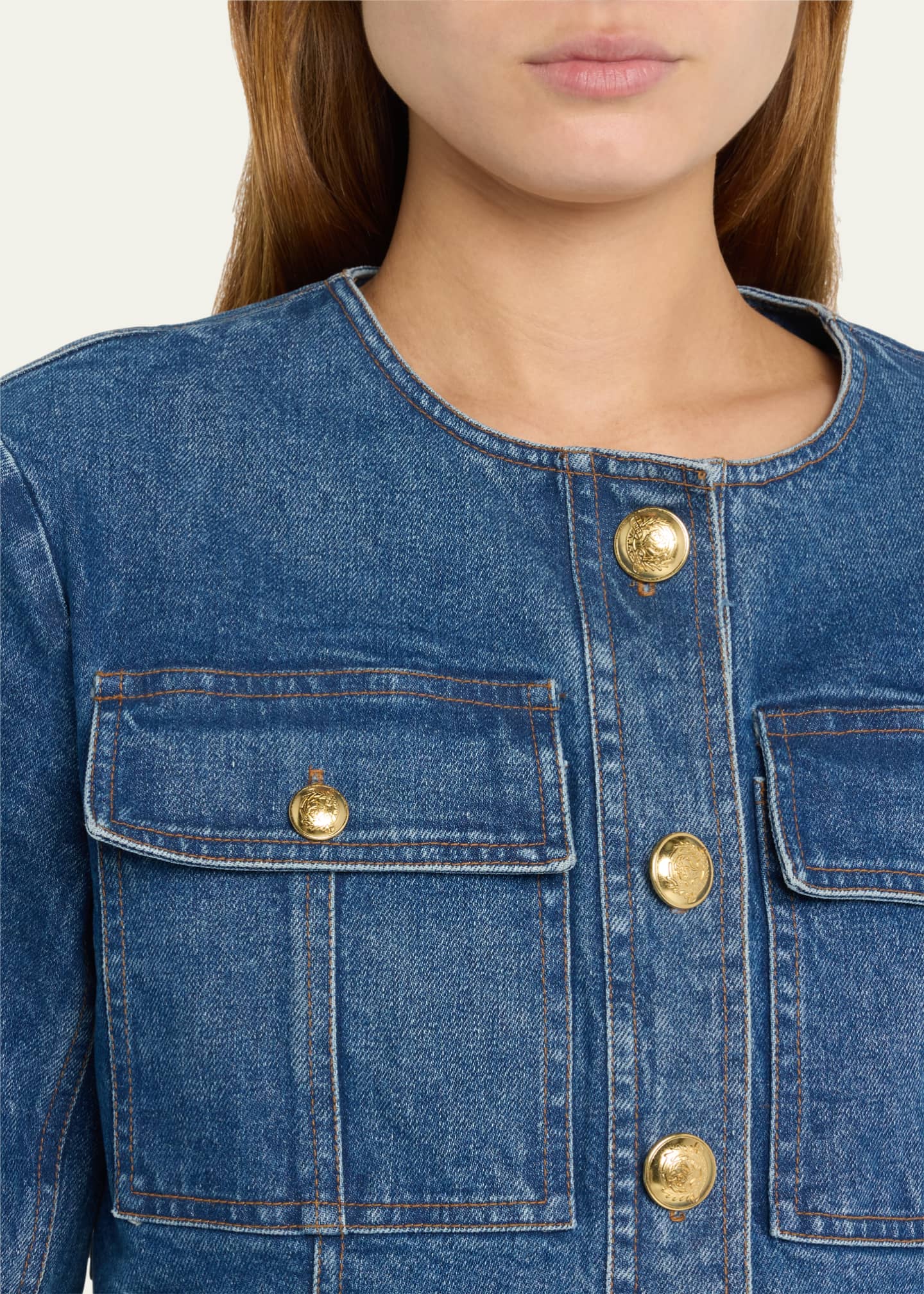 A.L.C. Cleo Tailored Denim Jacket - Bergdorf Goodman