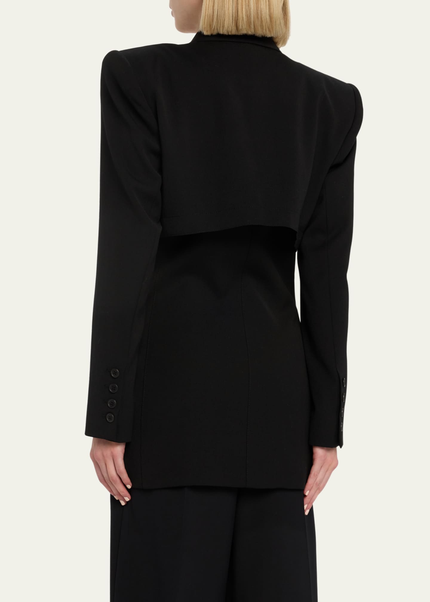 FRAME Double-Breasted Storm Flap Blazer - Bergdorf Goodman