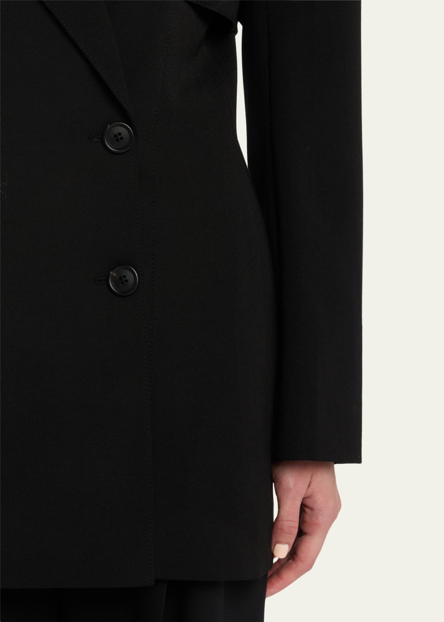 FRAME Double-Breasted Storm Flap Blazer - Bergdorf Goodman