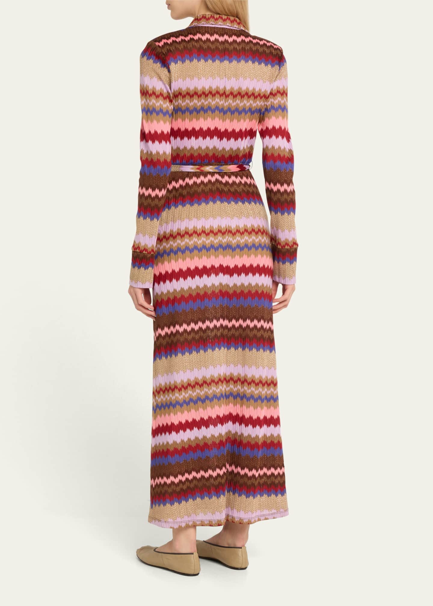 Ramy Brook Galilea Chevron Knit Dress - Bergdorf Goodman