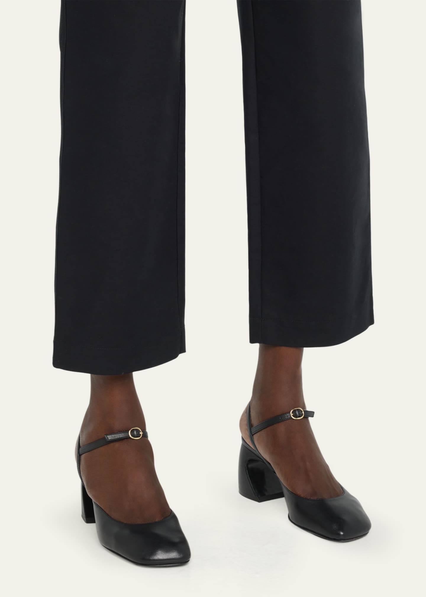 3.1 Phillip Lim Leather Comma-Heel Leather Pumps - Bergdorf Goodman