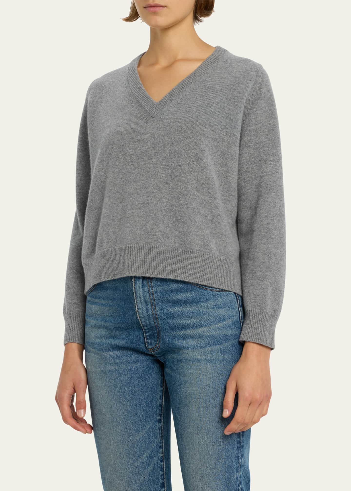 Nili Lotan Priya V-Neck Cashmere Sweater - Bergdorf Goodman
