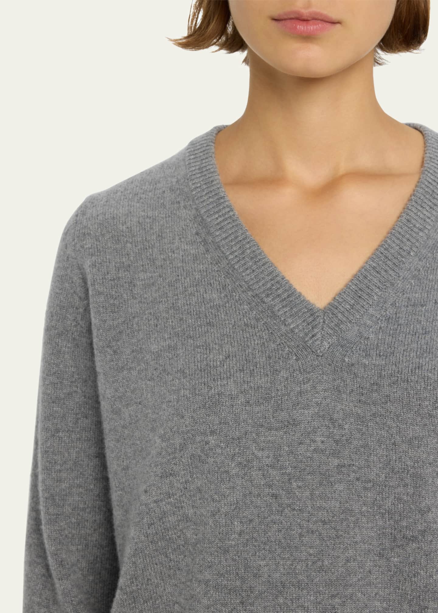 Nili Lotan Priya V-Neck Cashmere Sweater - Bergdorf Goodman