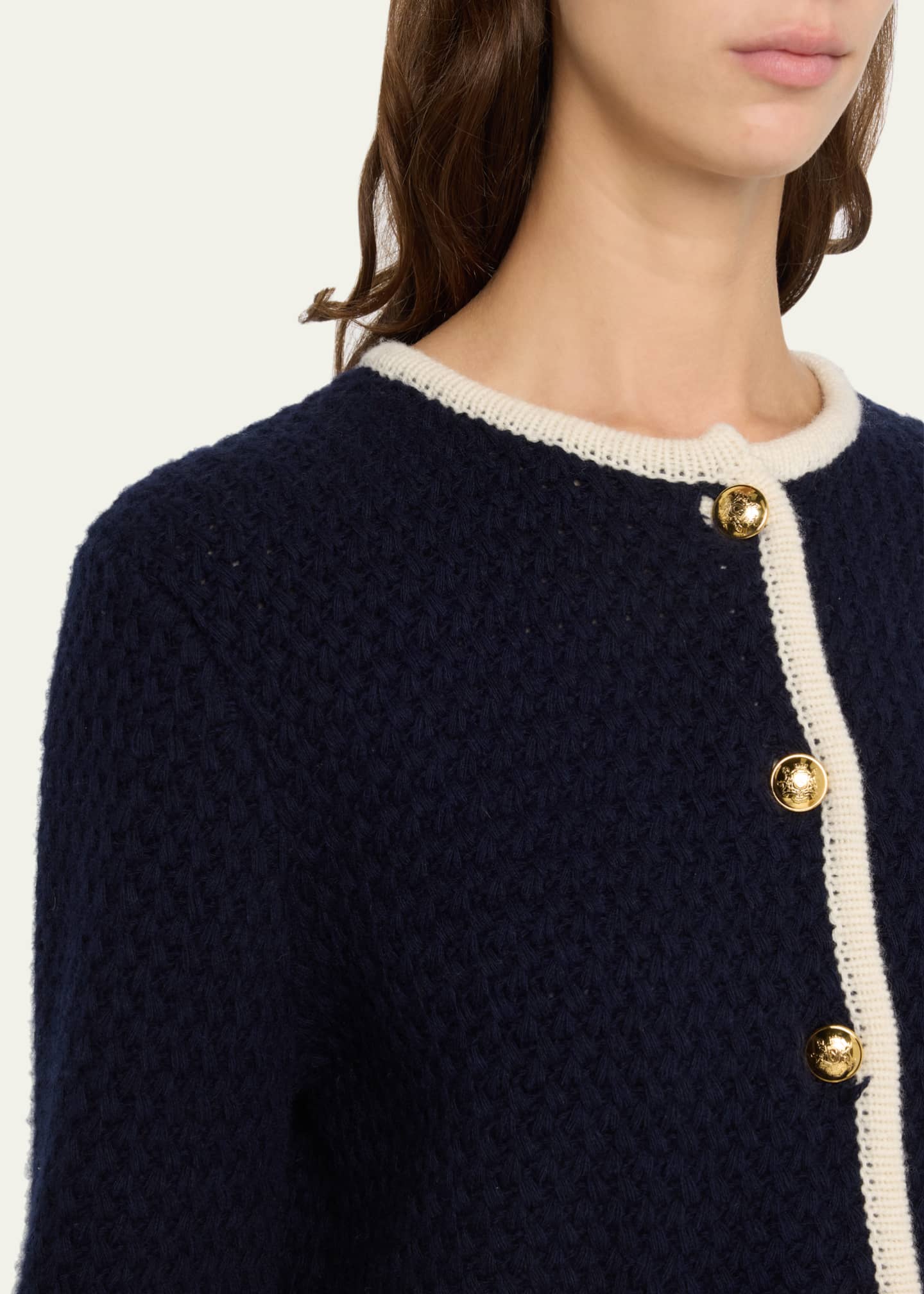 Nili Lotan Perah Contrast-Trimmed Wool Jacket - Bergdorf Goodman