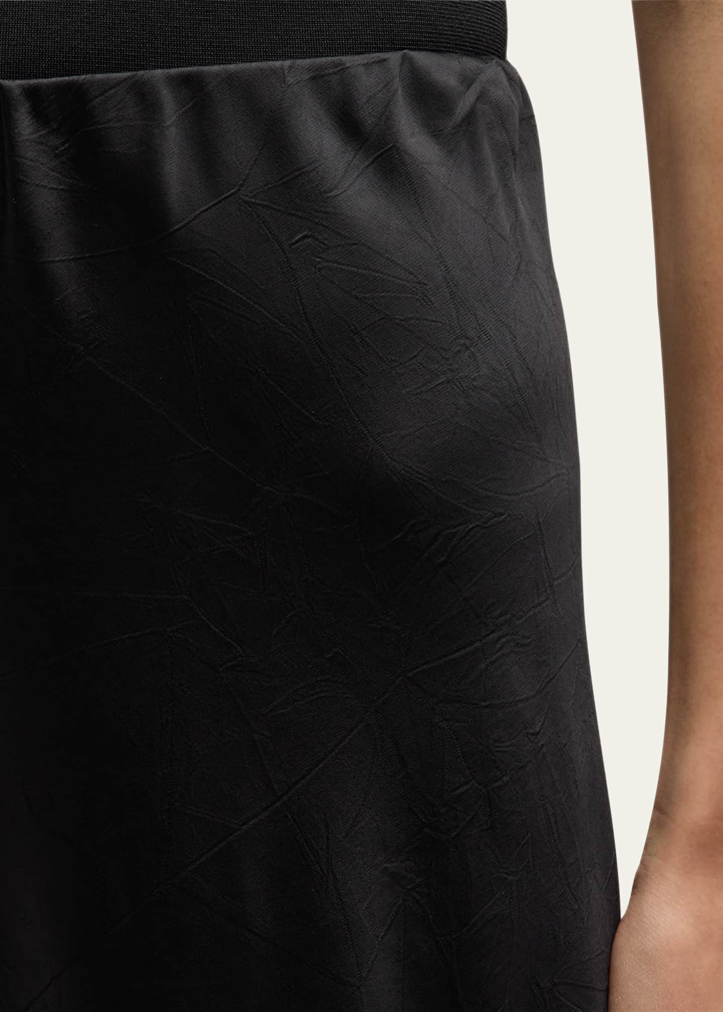 Vince Fluid Bias-Cut Crushed Satin Pants - Bergdorf Goodman