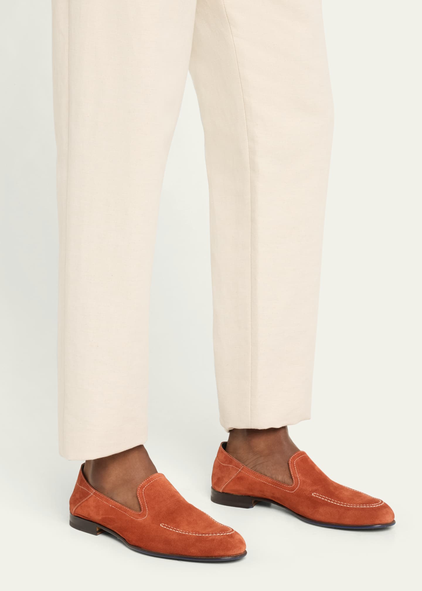 di Bianco Men's Positano Suede Slip-On Loafers - Bergdorf Goodman