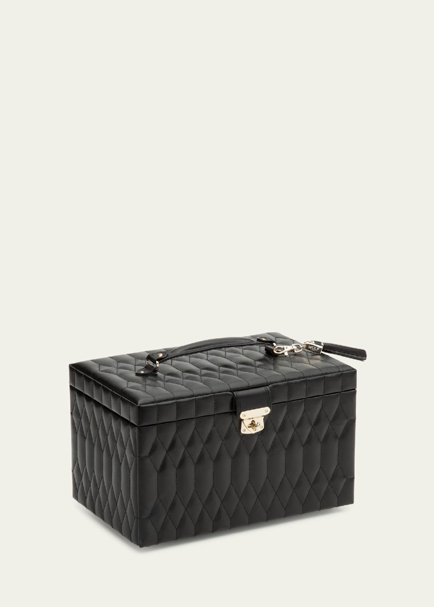 Wolf Designs Caroline Black Large Jewelry Case - Bergdorf Goodman