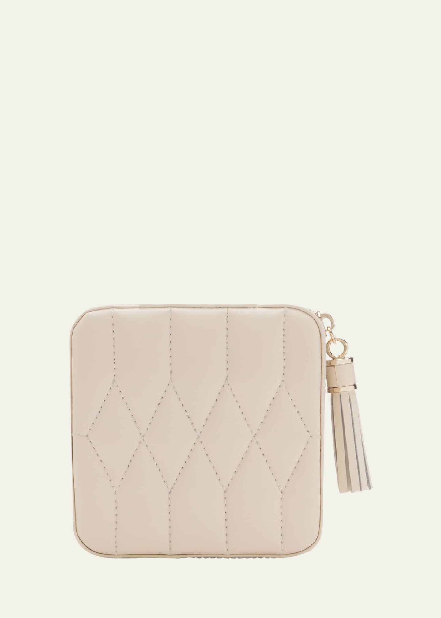 Wolf Designs Caroline Ivory Zip Travel Case - Bergdorf Goodman