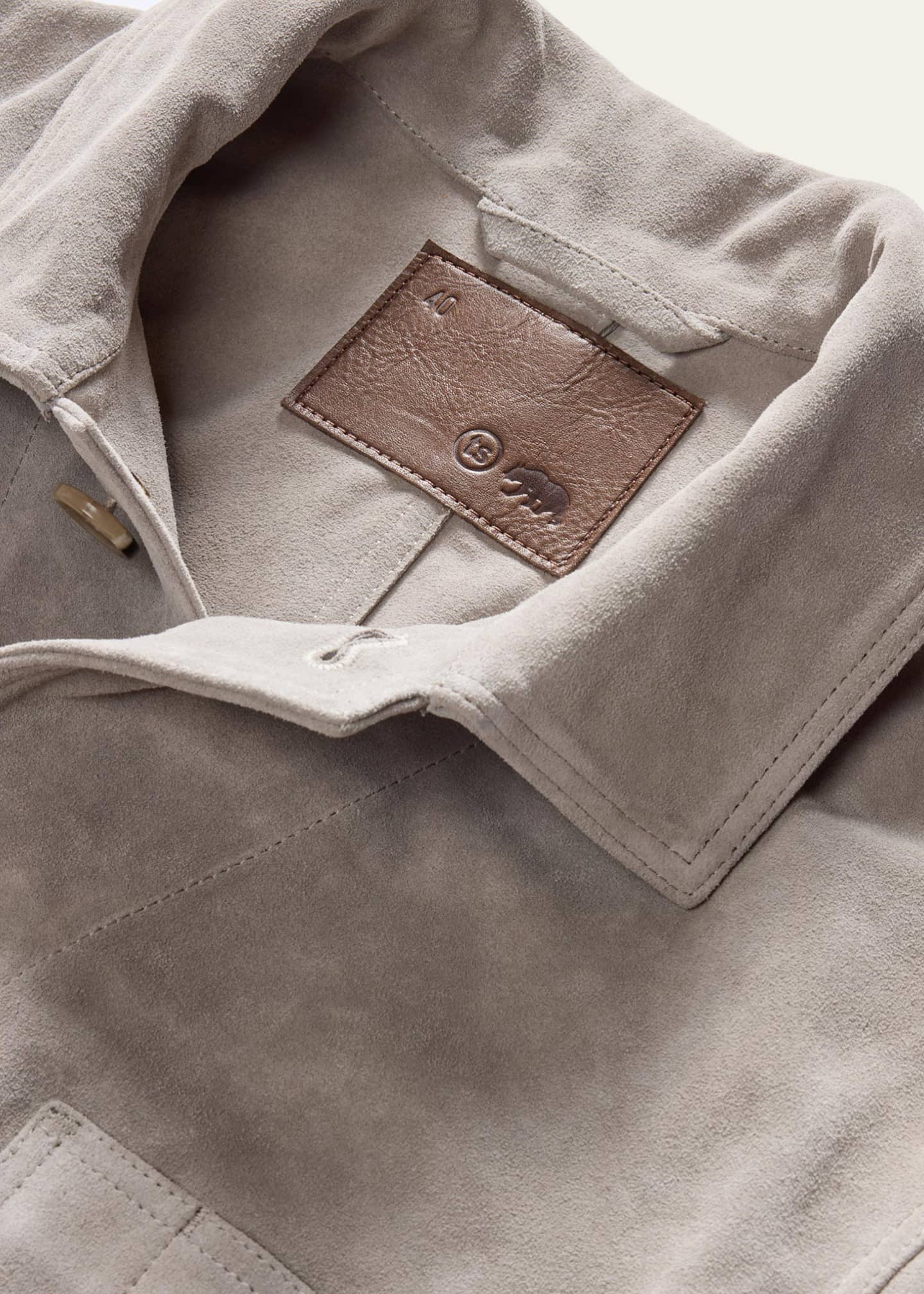 TAYLOR STITCH Men's Ojai Suede Work Jacket - Bergdorf Goodman