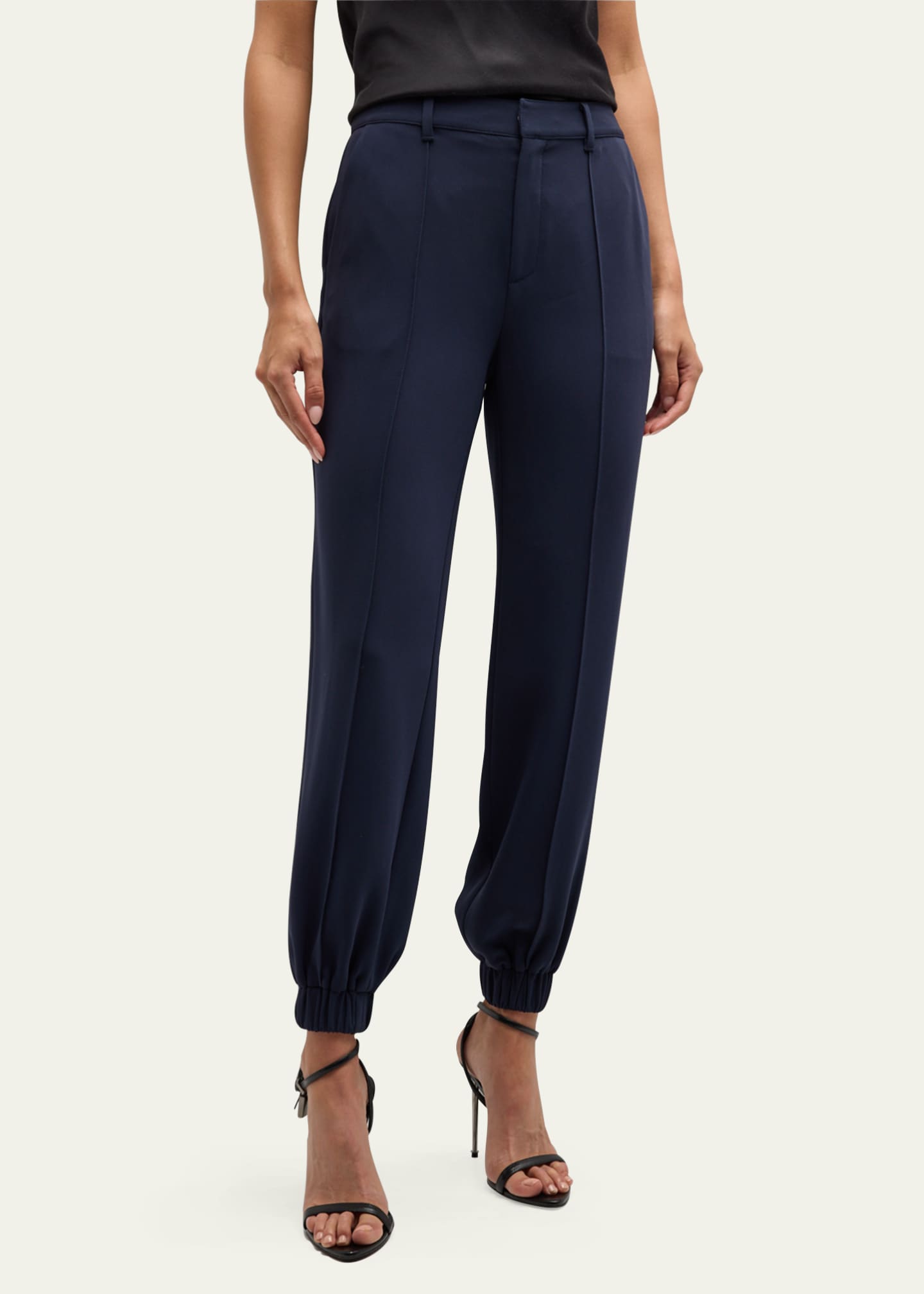 Cinq a Sept Tabitha Crepe Jogger Pants - Bergdorf Goodman