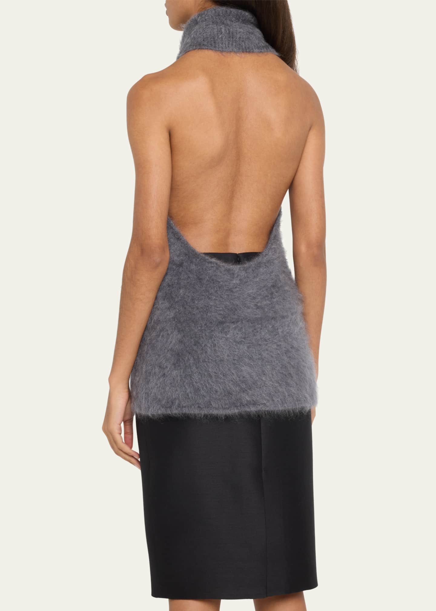 Lisa Yang Lauretta Cashmere Open-Back Halter Sweater - Bergdorf Goodman