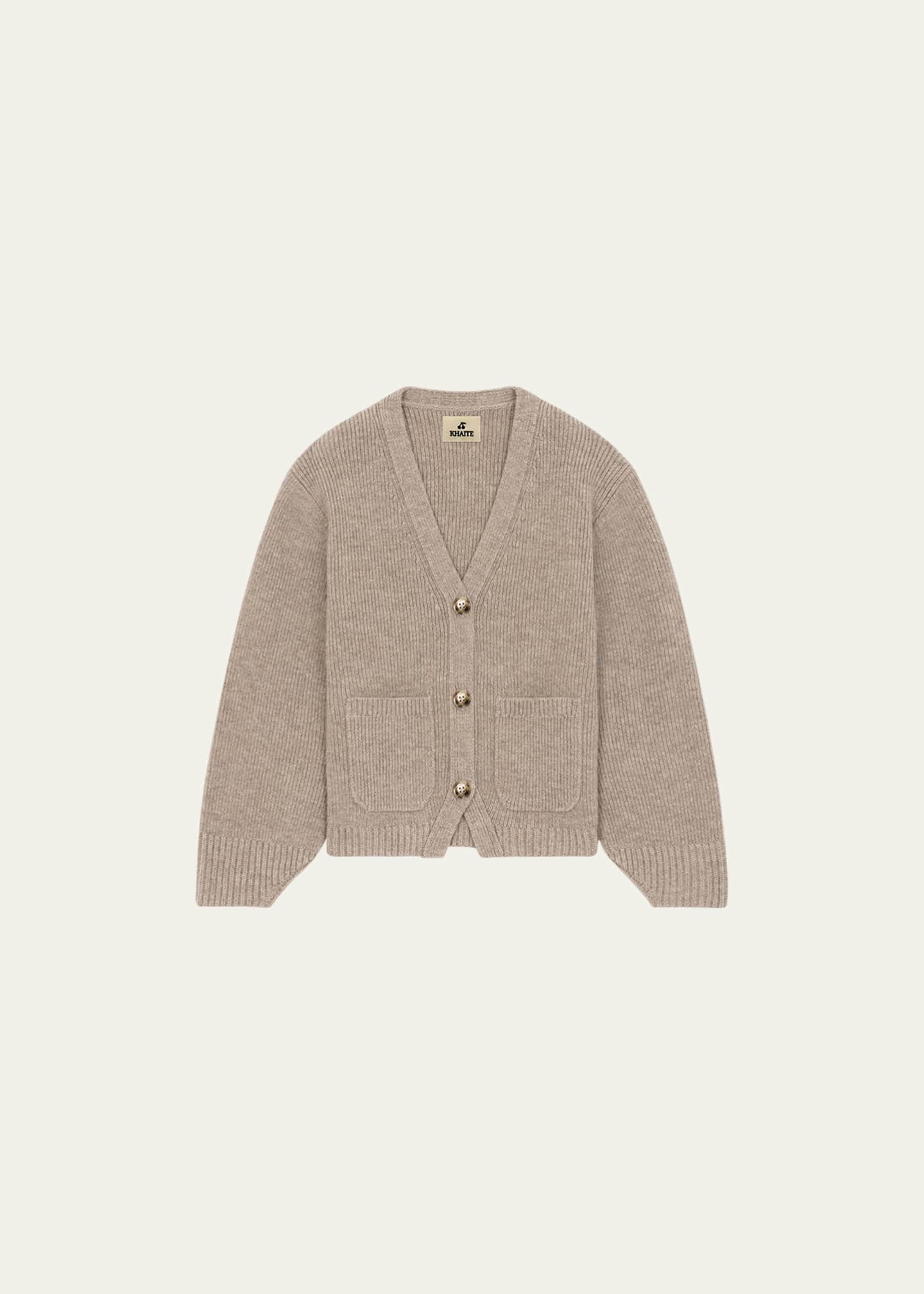 Bonpoint x Khaite Girl's Sienna Ribbed Cardigan, Size 4-10 - Bergdorf ...