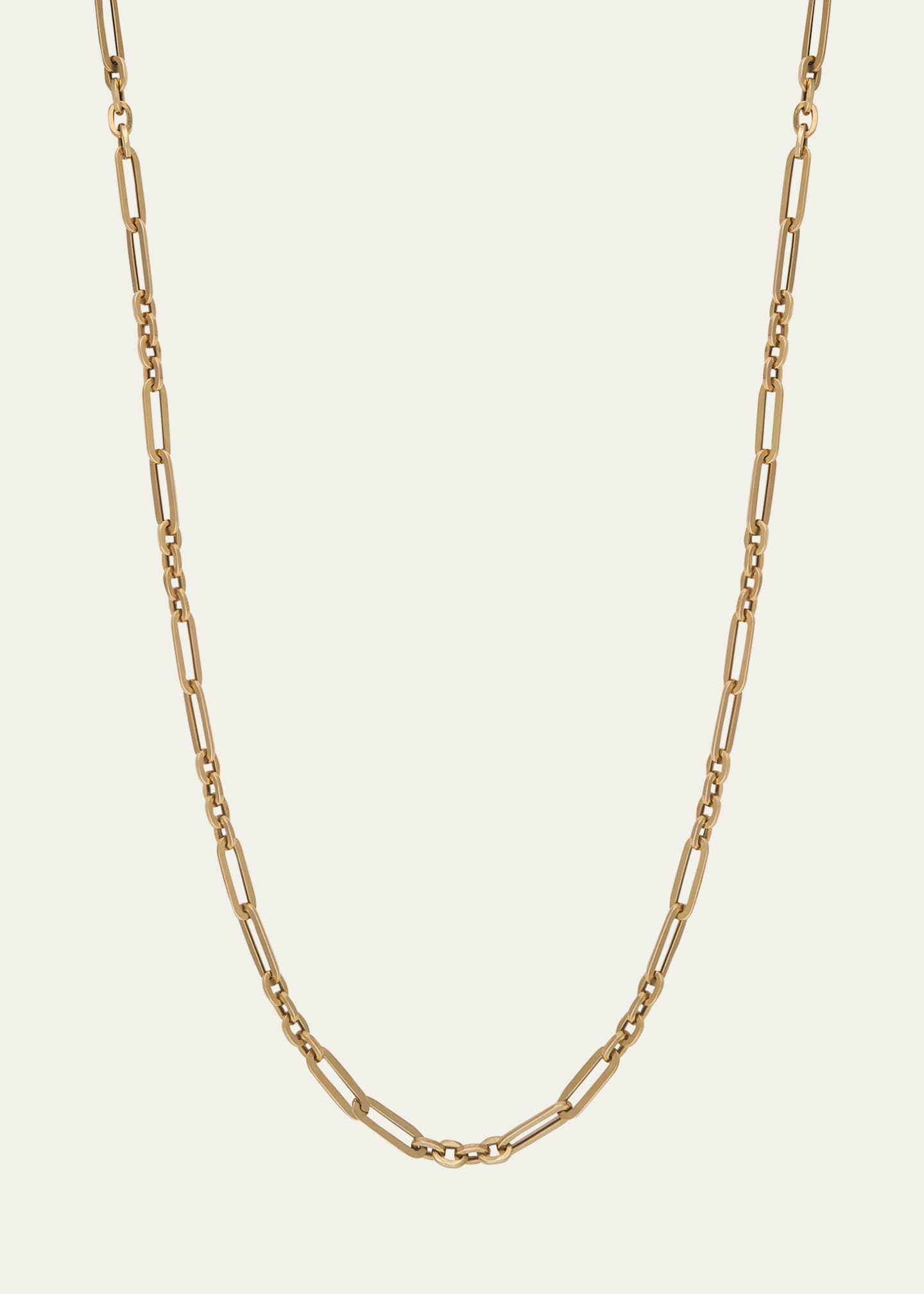 Maura Green Jewelry 14K Yellow Gold Semi-Hollow Fancy Link Chain ...