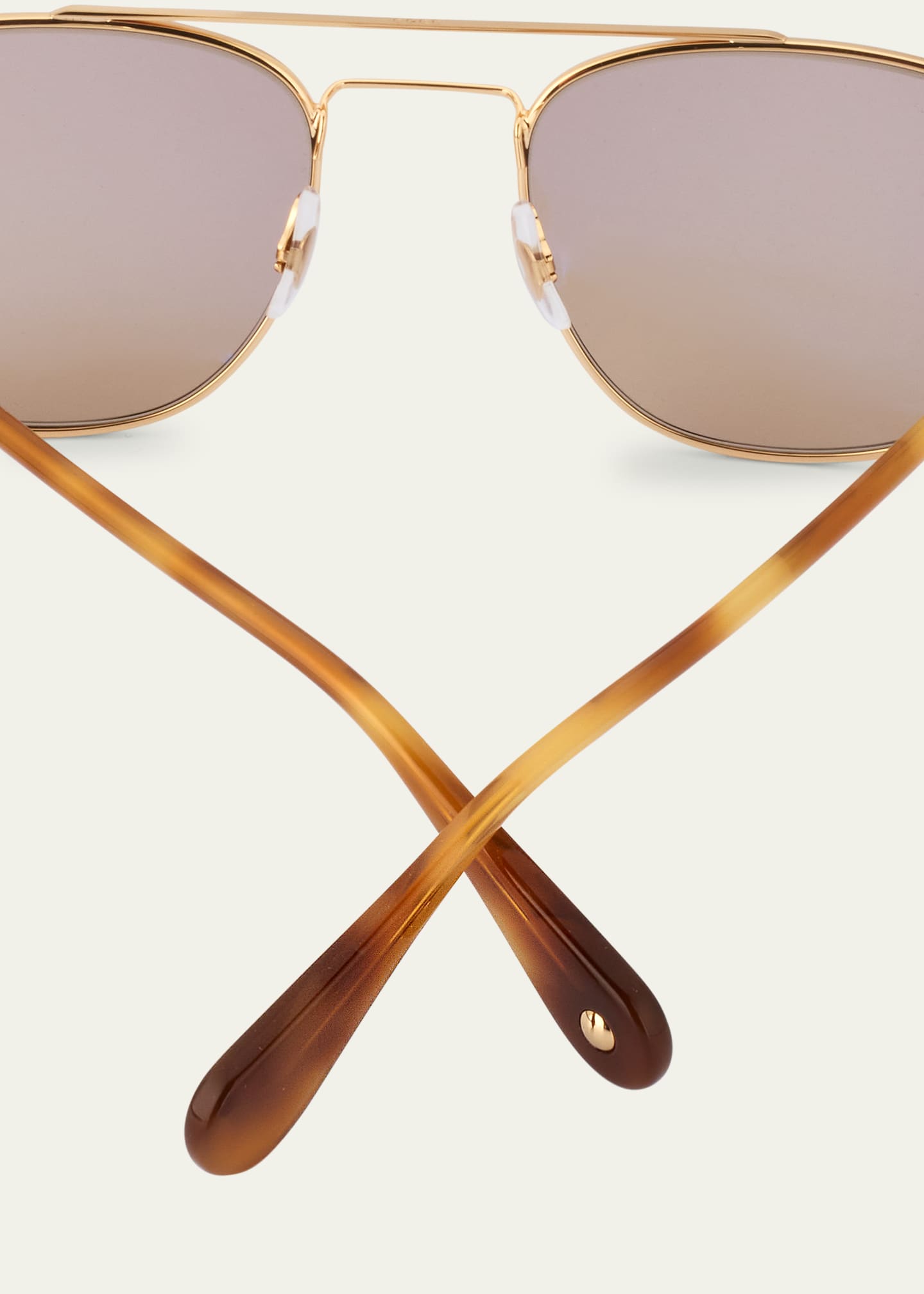 Garrett Leight Men's Clubhouse II Sun Aviator Sunglasses - Bergdorf Goodman