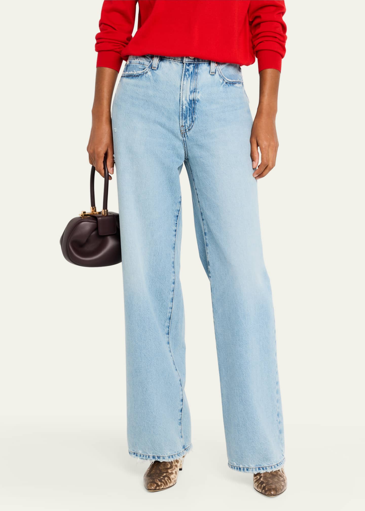 FRAME Le Jane Wide-Leg Jeans - Bergdorf Goodman