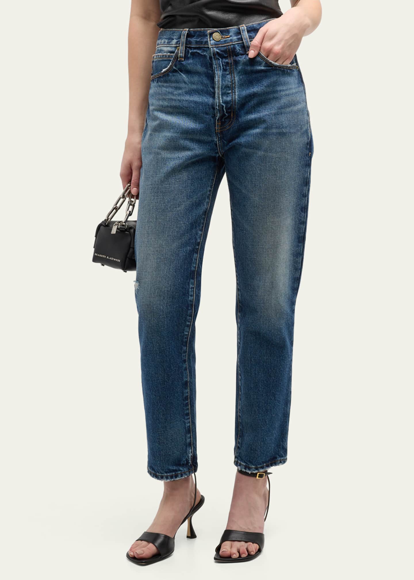 FRAME Le Mec Straight-Leg Jeans - Bergdorf Goodman