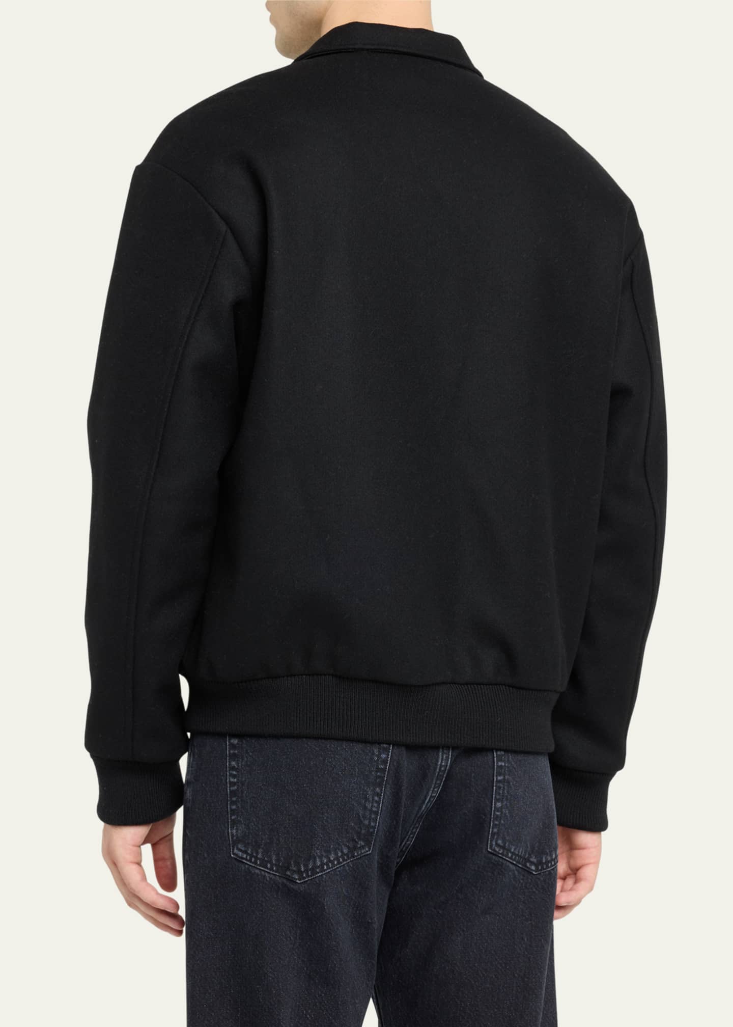 FRAME Men's Wool Varsity Jacket - Bergdorf Goodman