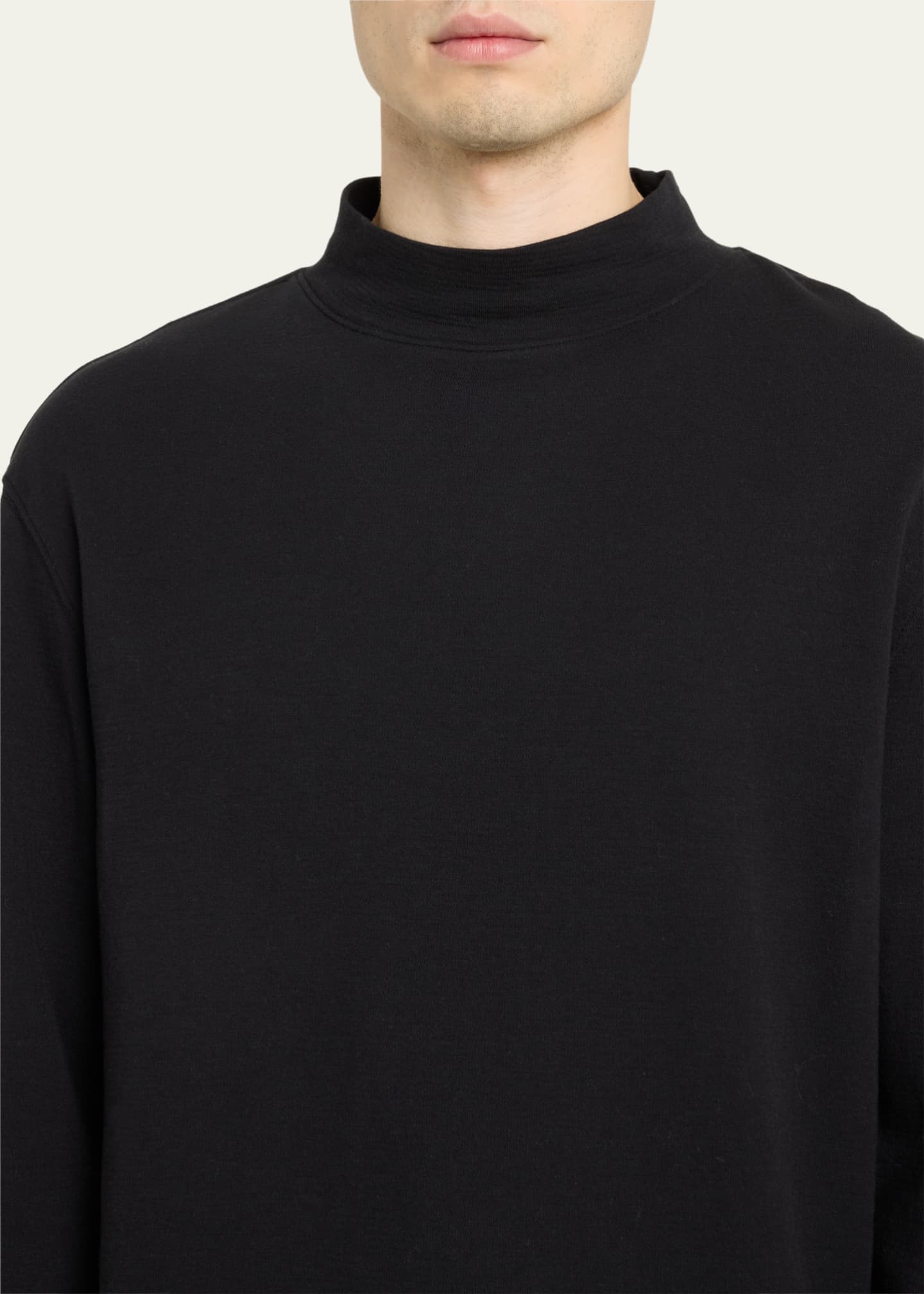 FRAME Men's Duo Fold Mock-Neck Sweatshirt - Bergdorf Goodman