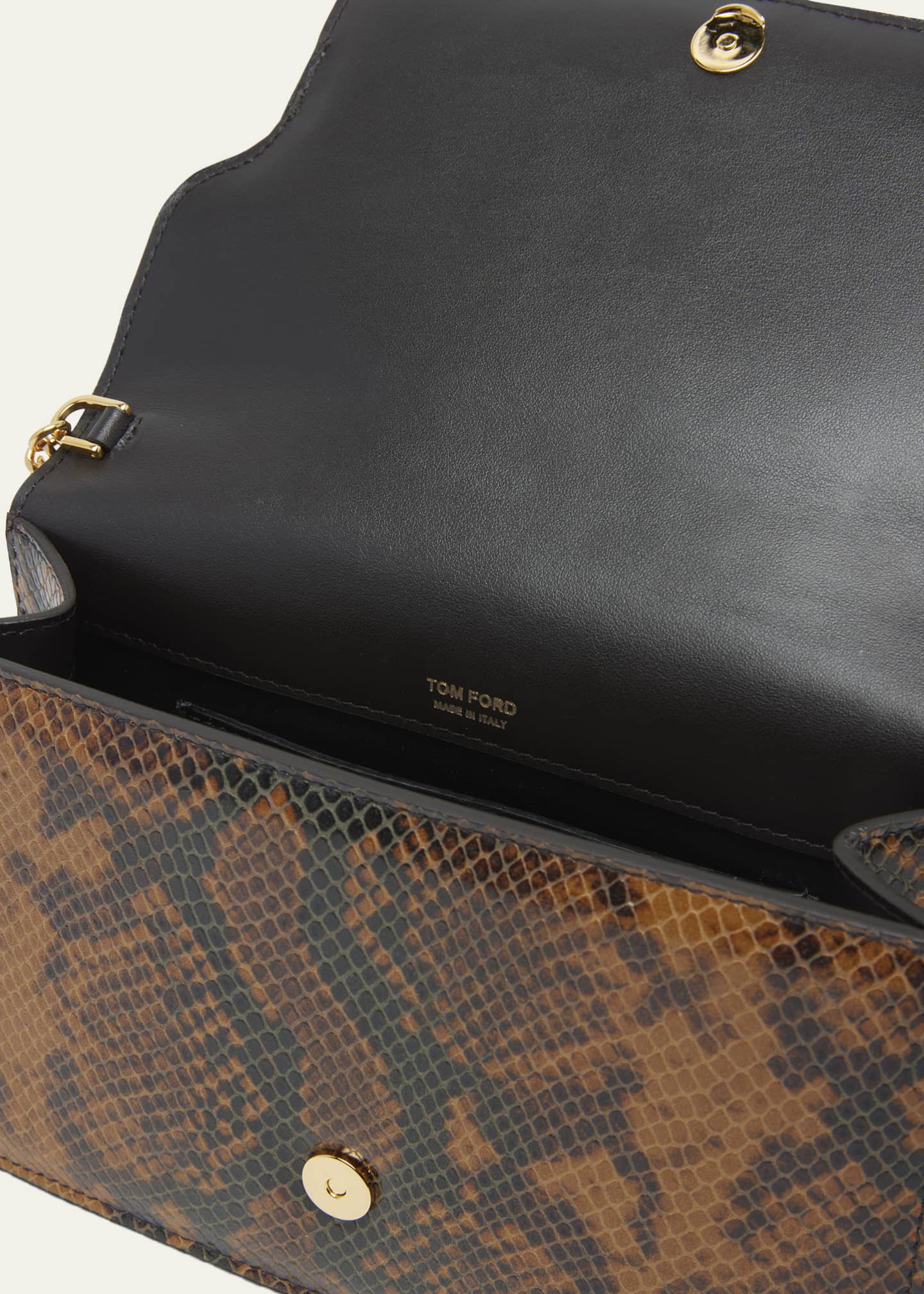 TOM FORD Whitney Small Python-Print Shoulder Bag - Bergdorf Goodman