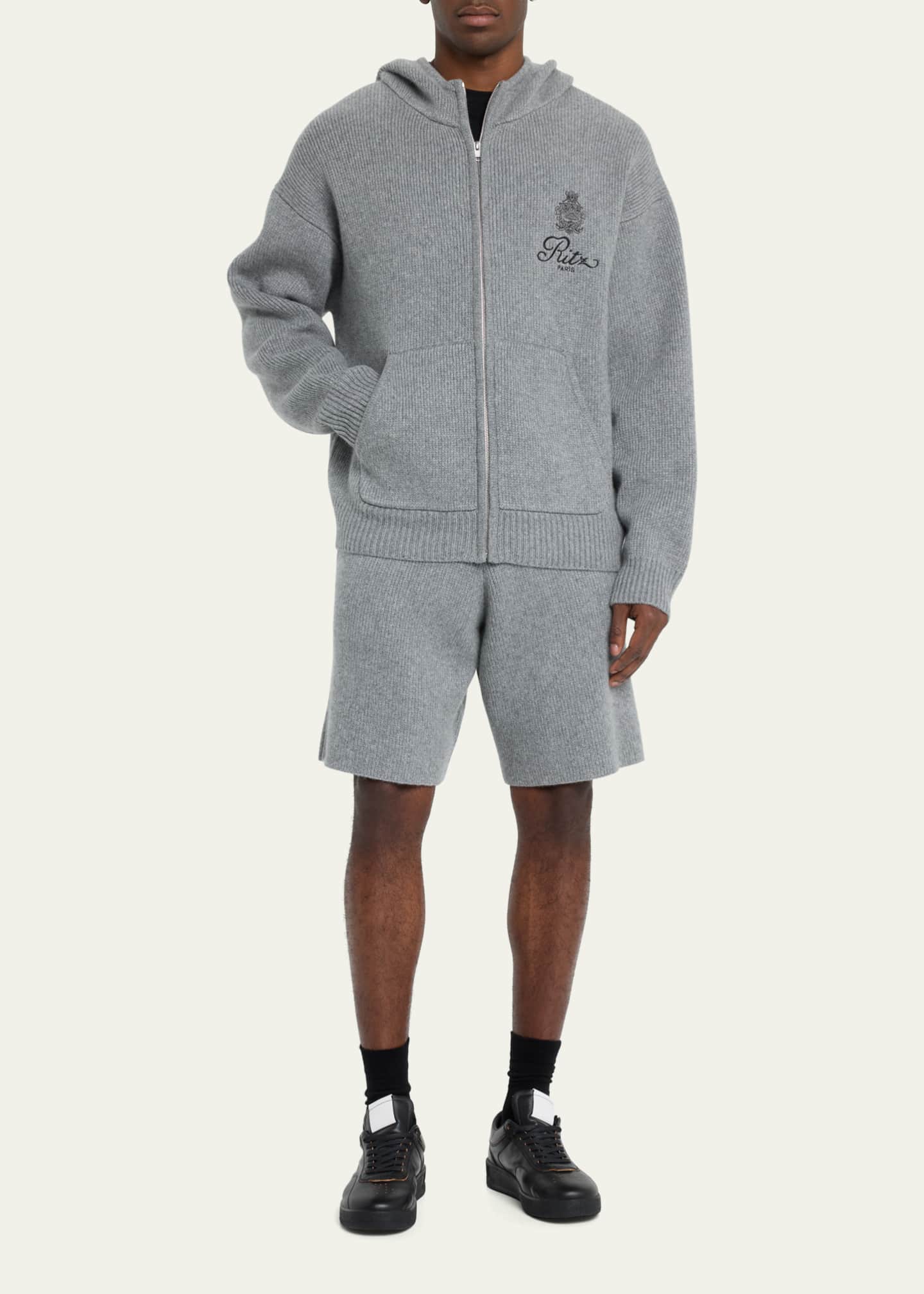 FRAME x Ritz Paris FRAME x Ritz Paris Men's Cashmere Zip Hoodie ...