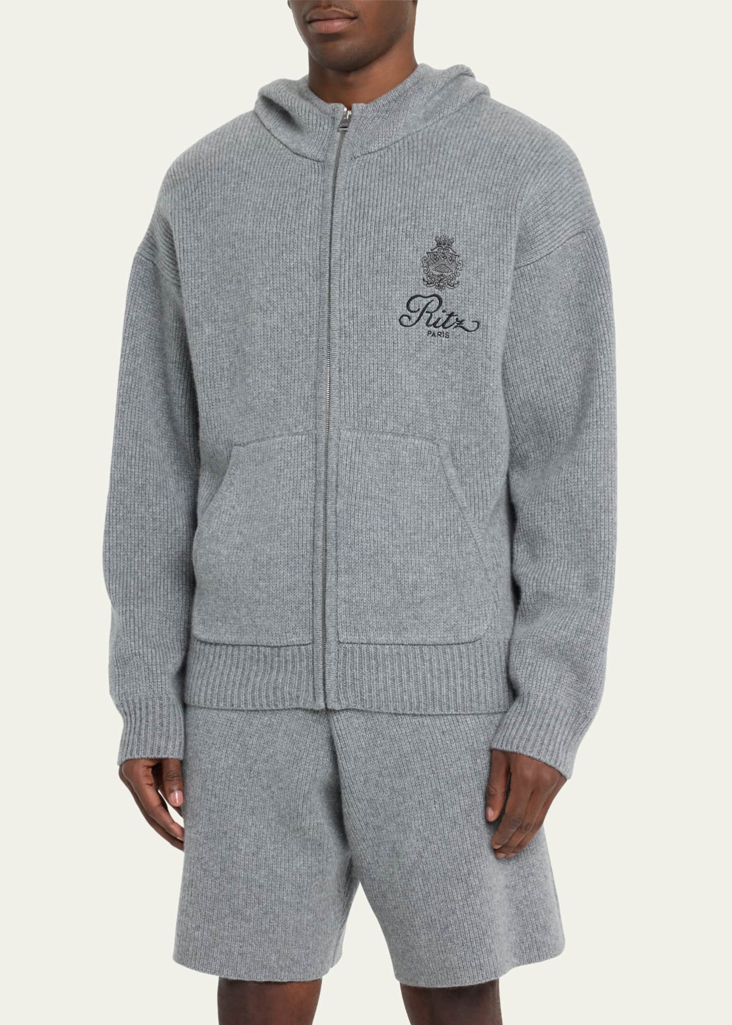 FRAME x Ritz Paris FRAME x Ritz Paris Men's Cashmere Zip Hoodie ...
