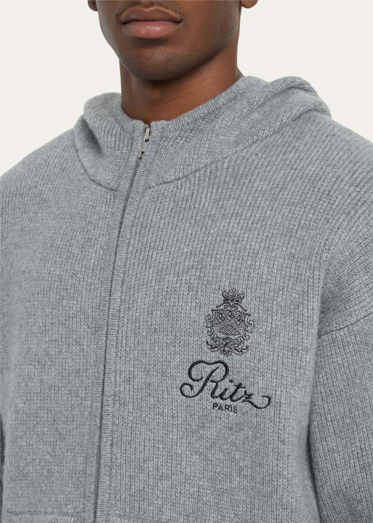FRAME x Ritz Paris FRAME x Ritz Paris Men's Cashmere Zip Hoodie ...