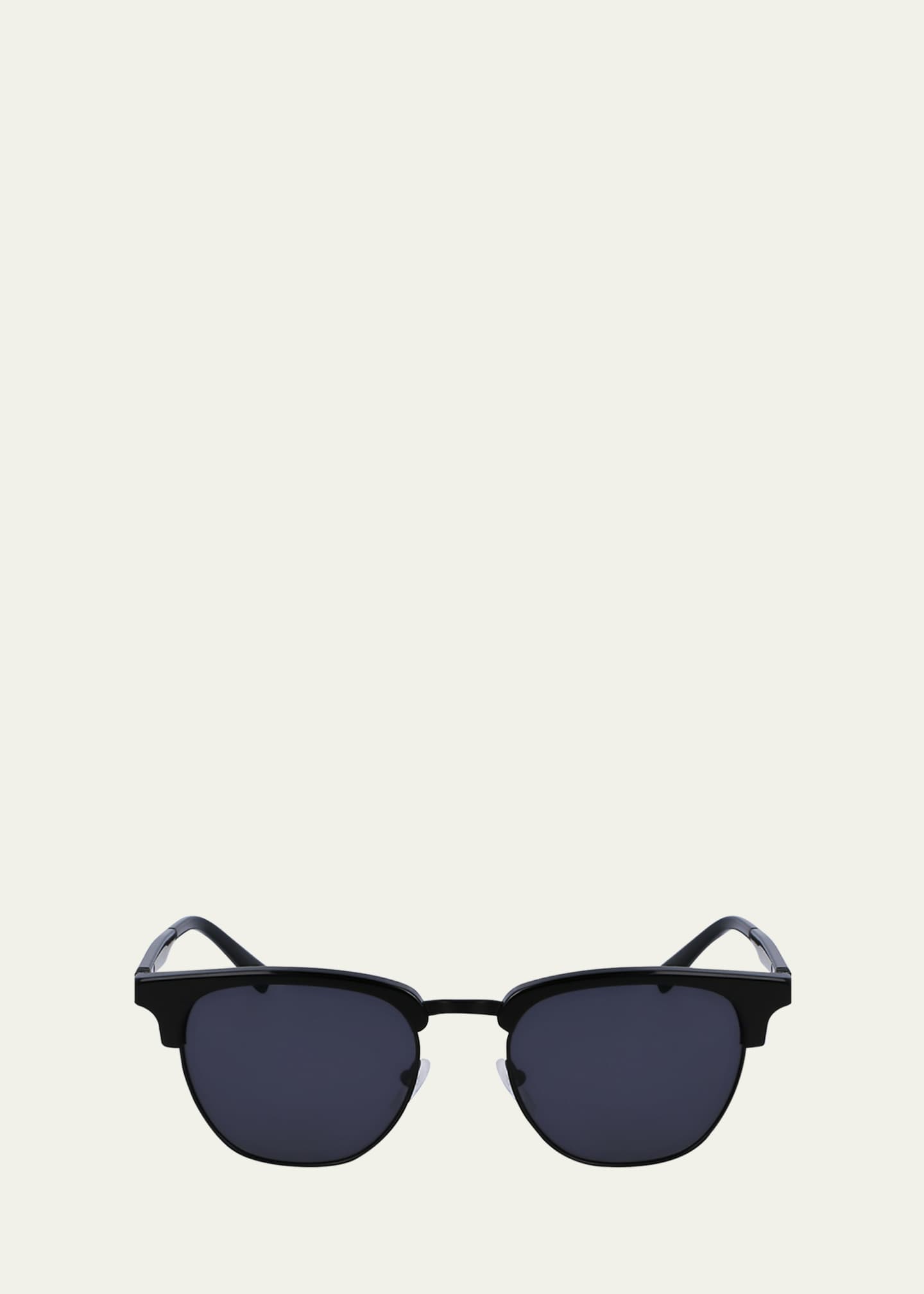 Ferragamo Men's Timeless Acetate-Metal Square Sunglasses - Bergdorf Goodman