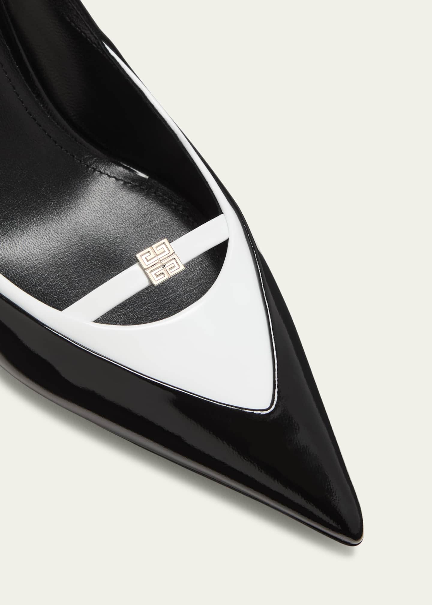 Givenchy Raven Bicolor Wedge Slingback Pumps - Bergdorf Goodman