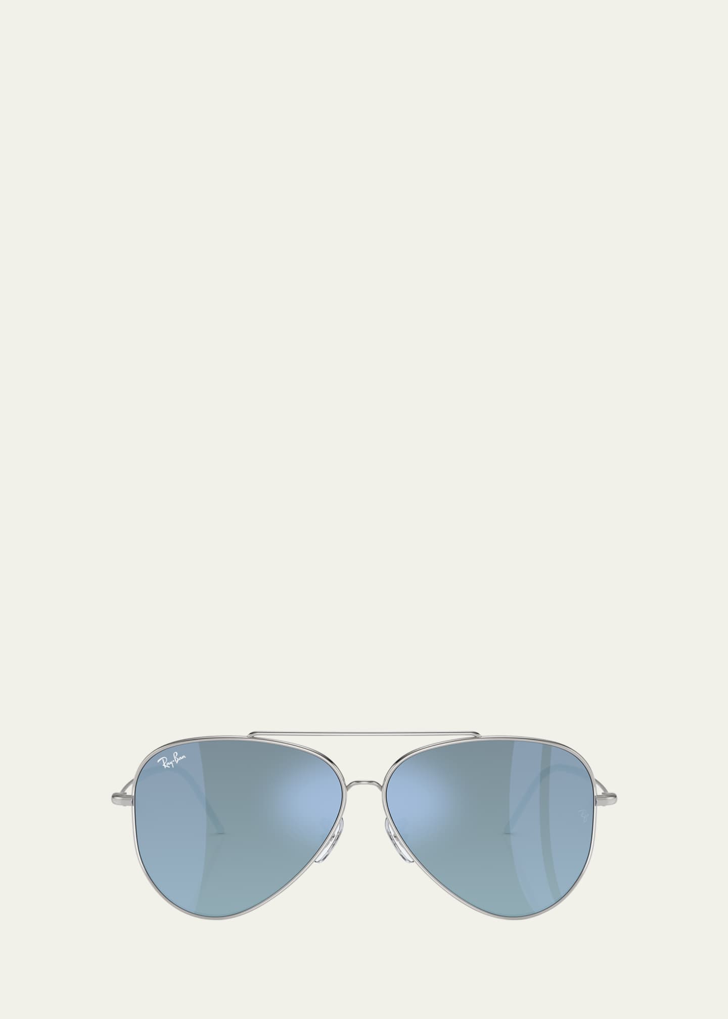 Ray-Ban Mirrored Metal & Plastic Aviator Sunglasses - Bergdorf Goodman