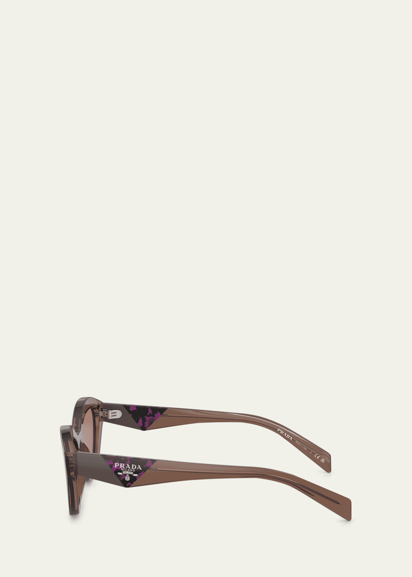 Prada Triangle Logo Acetate Butterfly Sunglasses Bergdorf Goodman