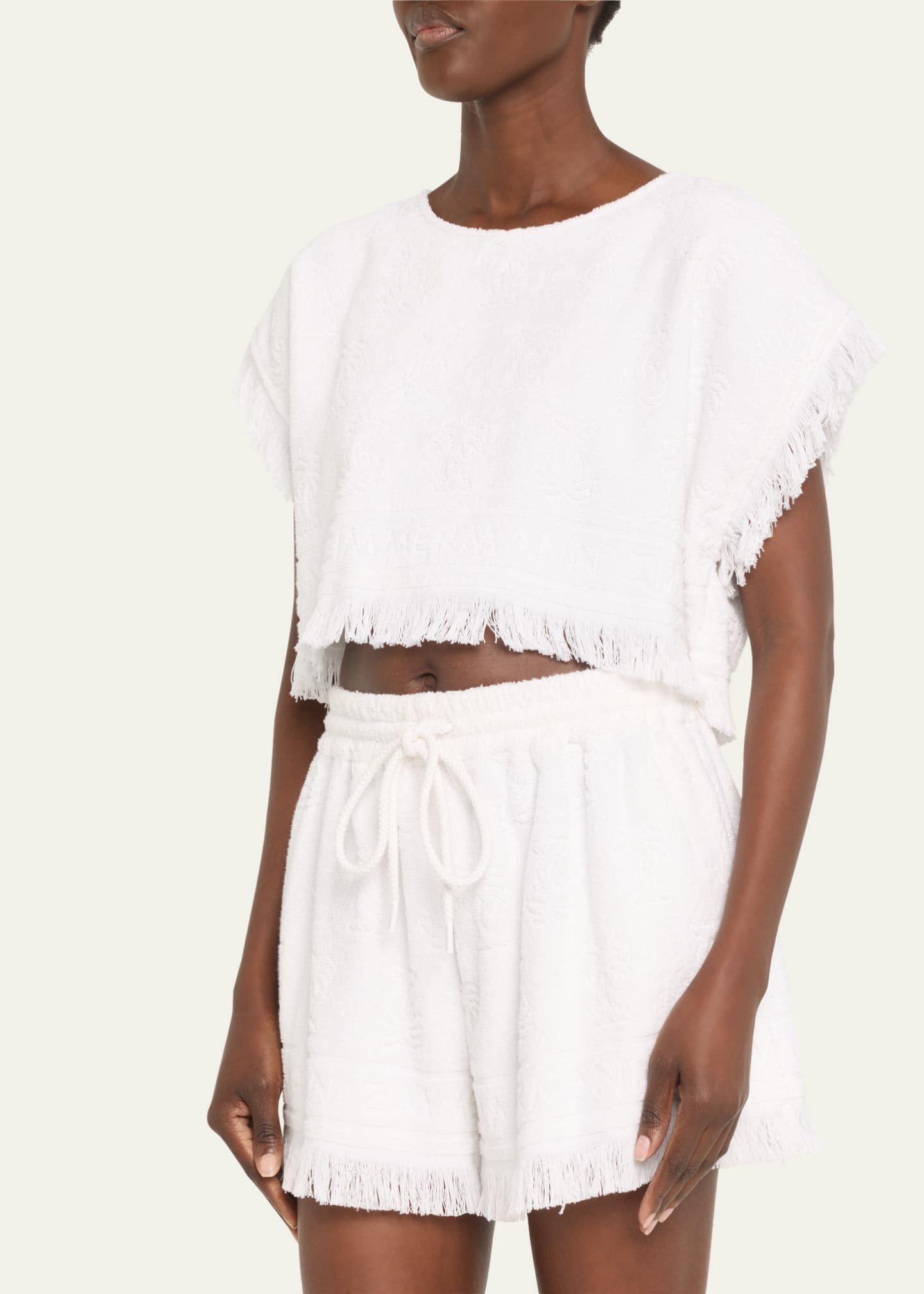 Zimmermann Alight Toweling Crop Top - Bergdorf Goodman