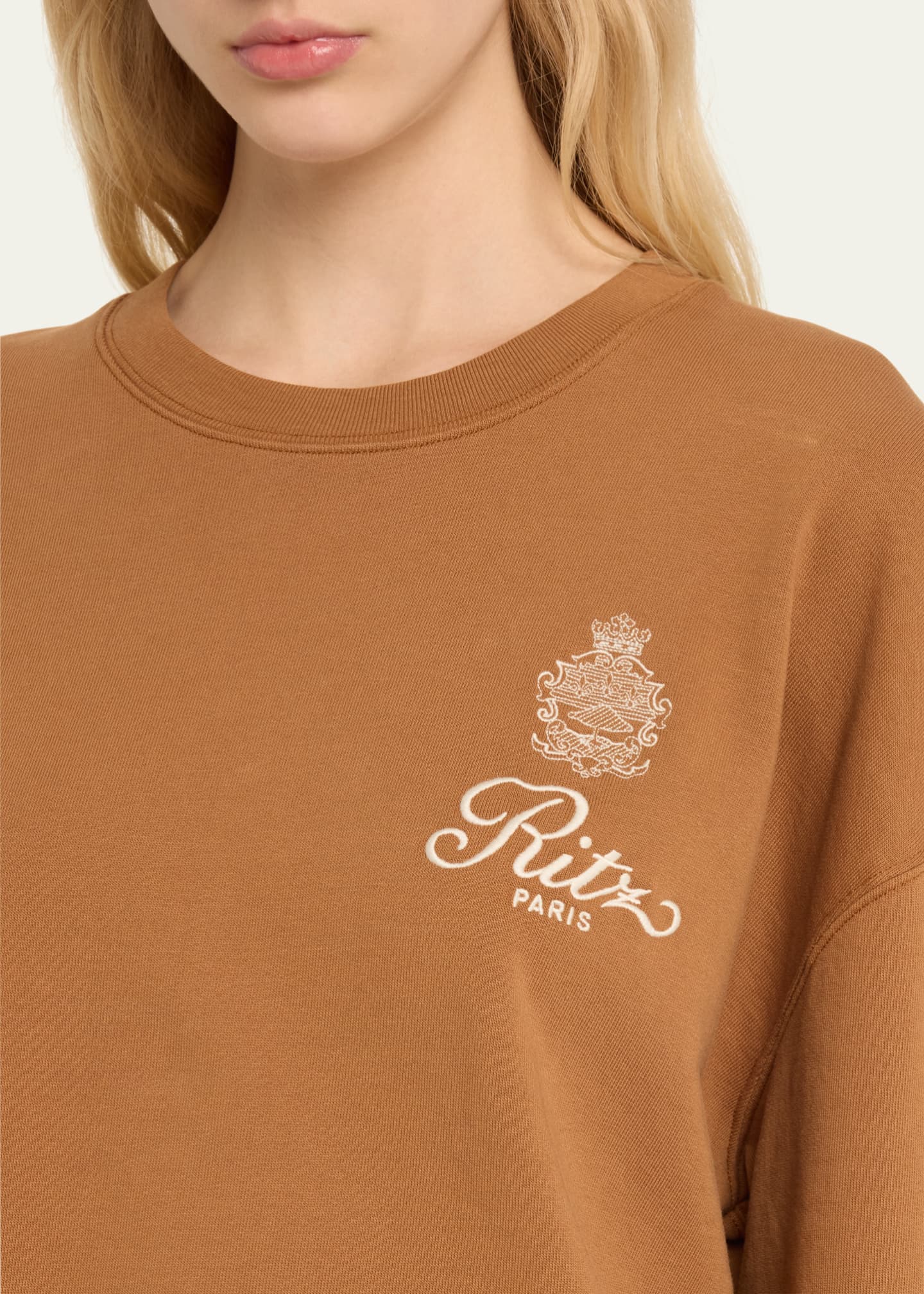 FRAME x Ritz Paris FRAME x Ritz Paris Breakfast In Bed Crewneck ...