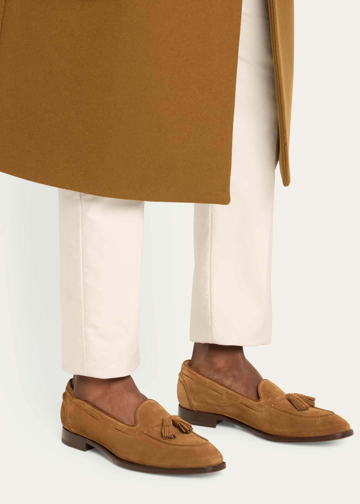 Ralph Lauren Purple Label Men's Luther Suede Tassel Loafers - Bergdorf ...