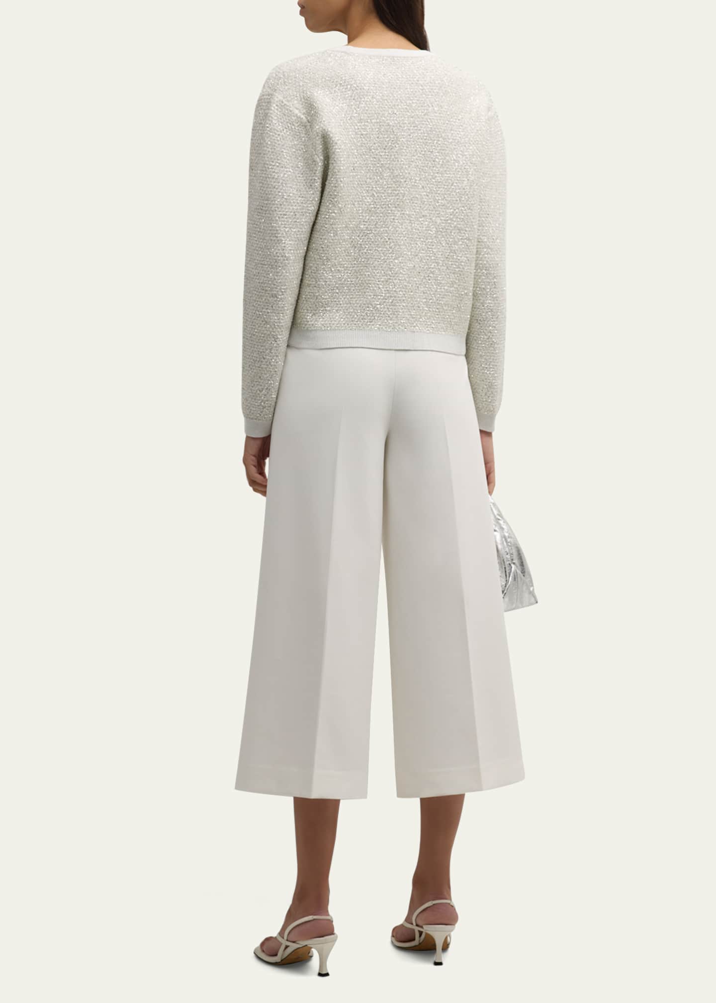 Kobi Halperin Penelope Open-Front Sequin Sweater - Bergdorf Goodman