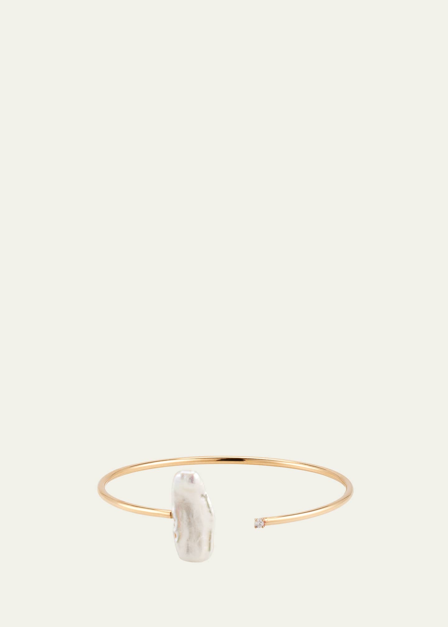 JIA JIA Long Pearl Diamond Bendable Cuff - Bergdorf Goodman