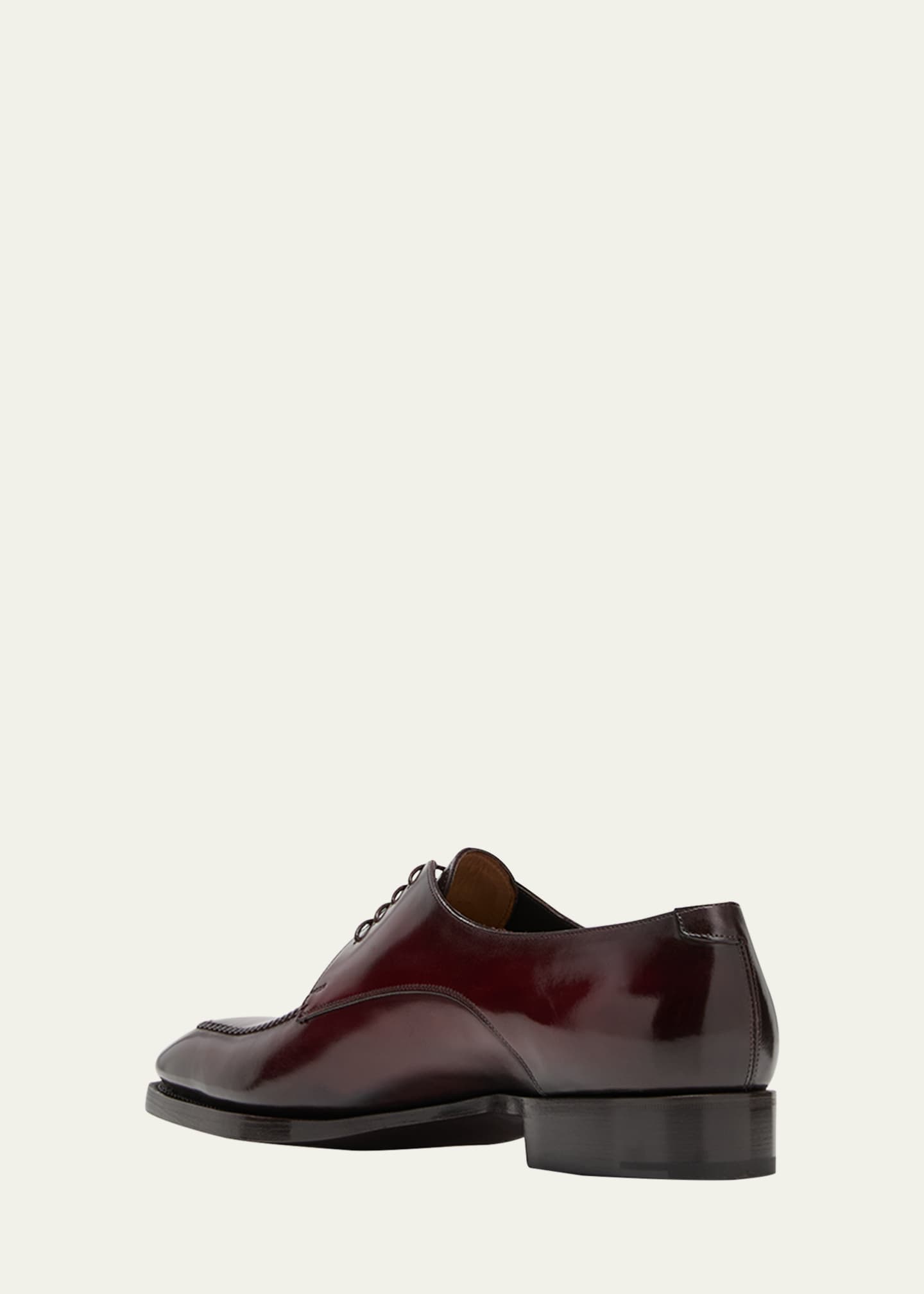 Santoni Men's Hank Leather Derby Shoes - Bergdorf Goodman