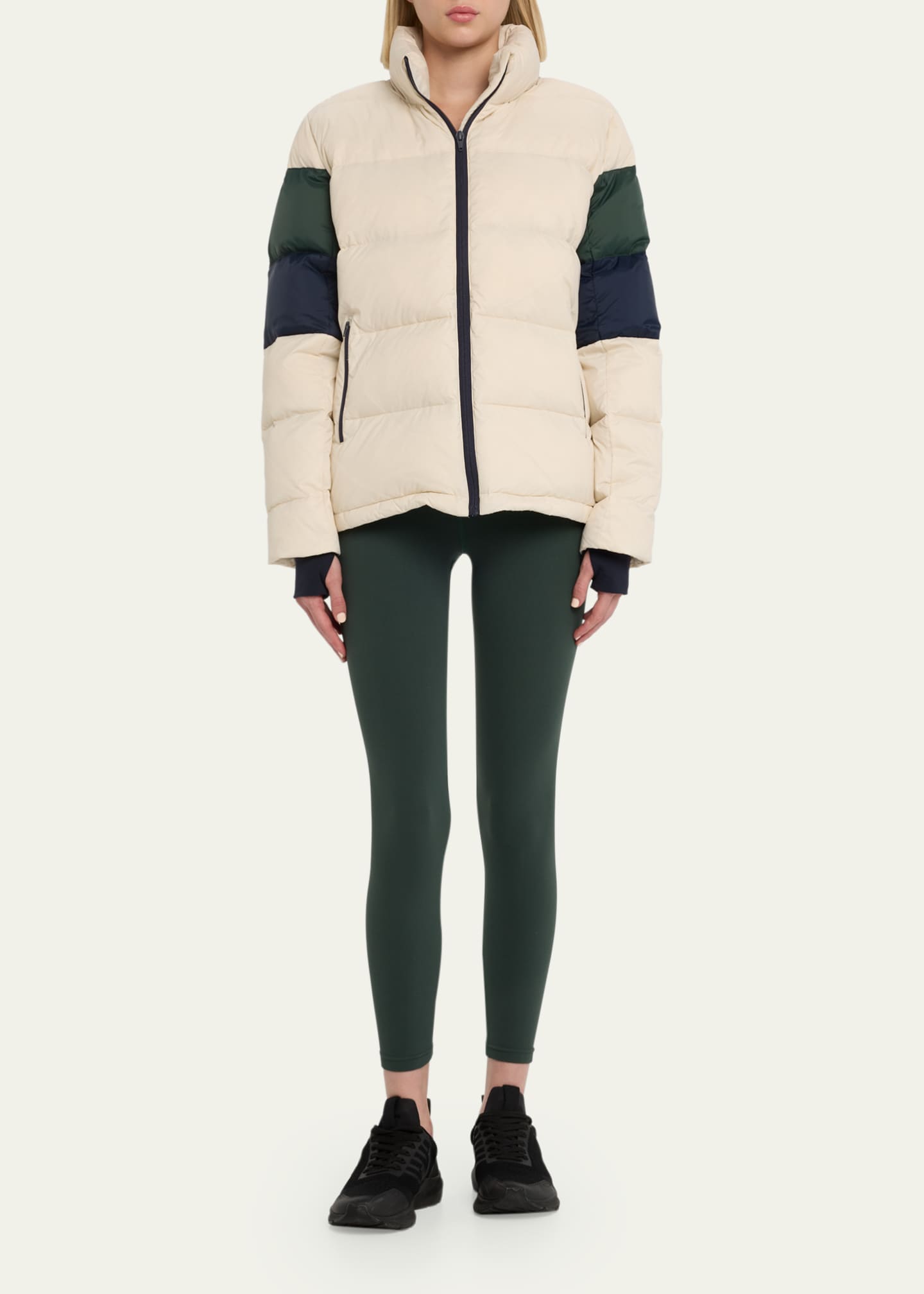 Splits59 Arden Colorblock Puffer Jacket - Bergdorf Goodman