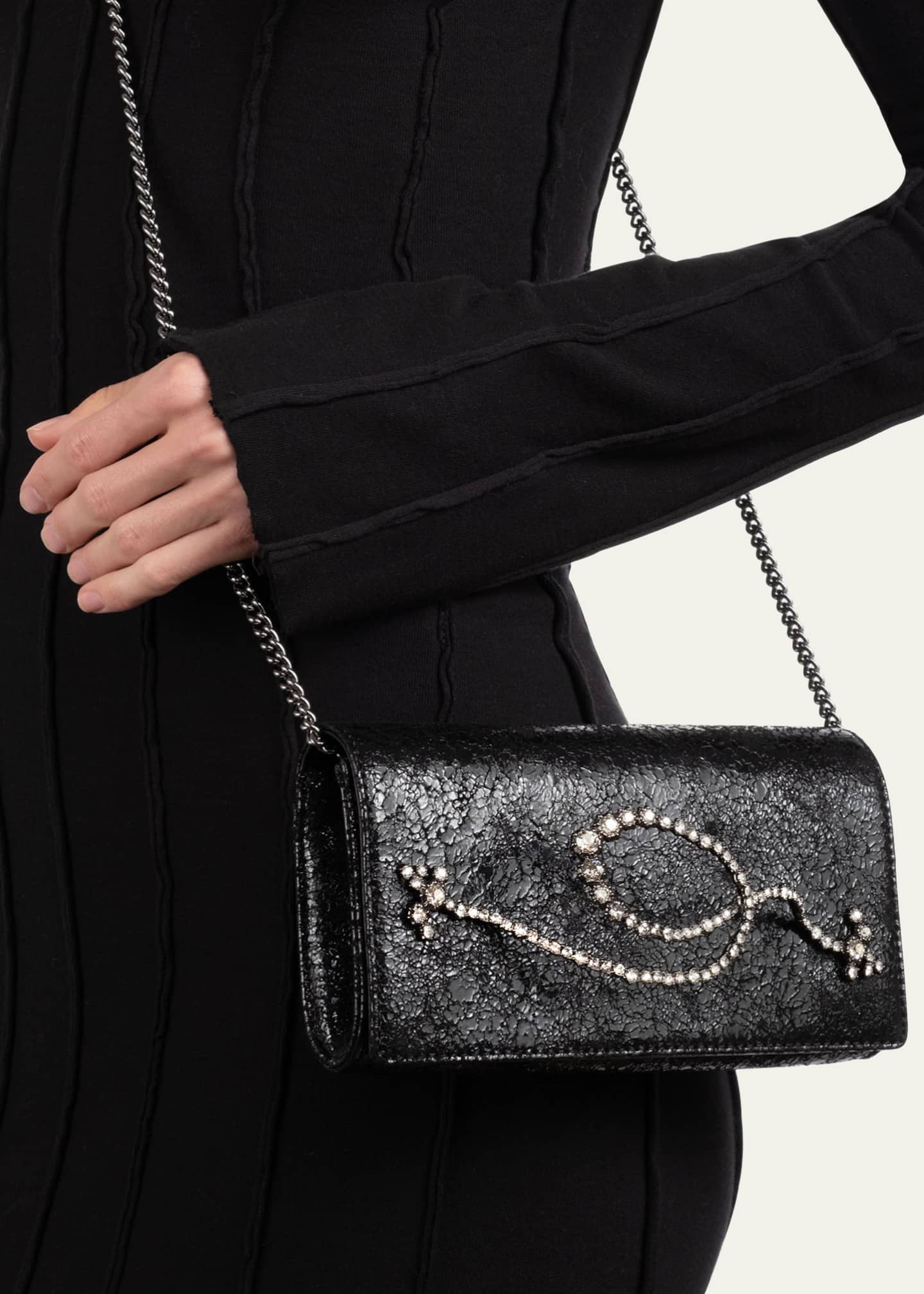 Alexis Bittar Punk Royale Sequin Clutch Bag - Bergdorf Goodman
