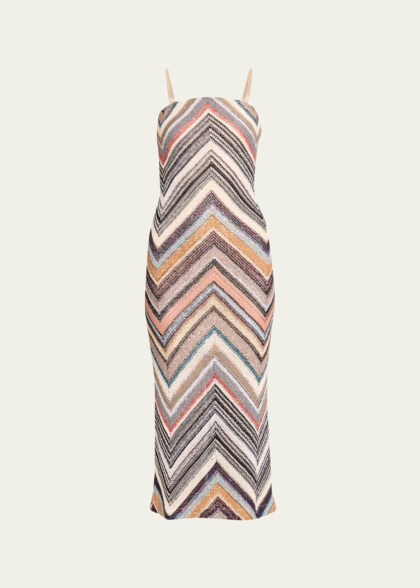 Missoni Long Chevron Wool Dress - Bergdorf Goodman