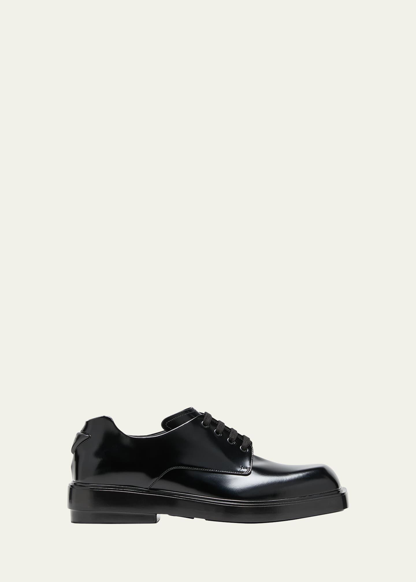 Prada Men's Fender Leather Derby Shoes - Bergdorf Goodman