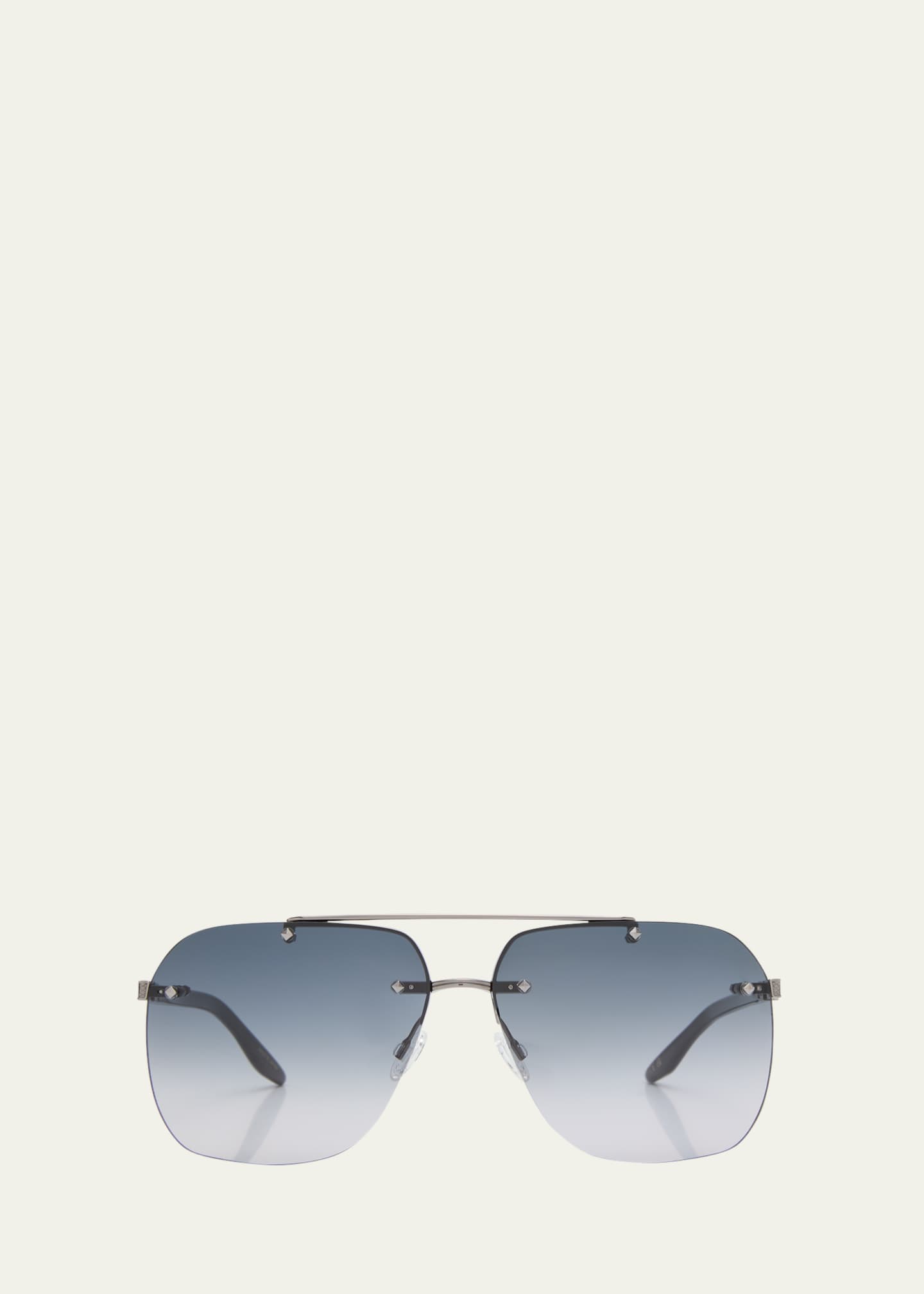 Barton Perreira Men's Daniel Rimless Aviator Sunglasses - Bergdorf Goodman