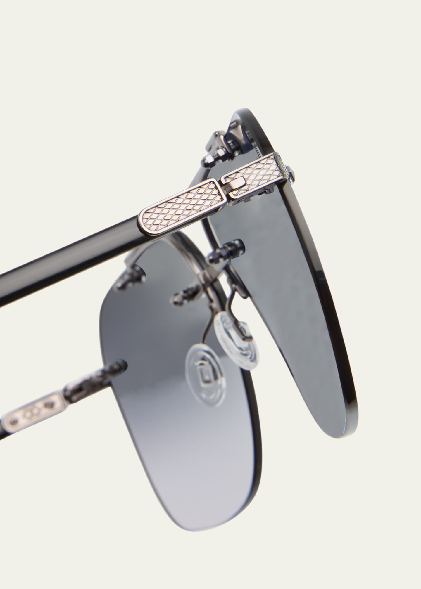 Barton Perreira Men's Daniel Rimless Aviator Sunglasses - Bergdorf Goodman