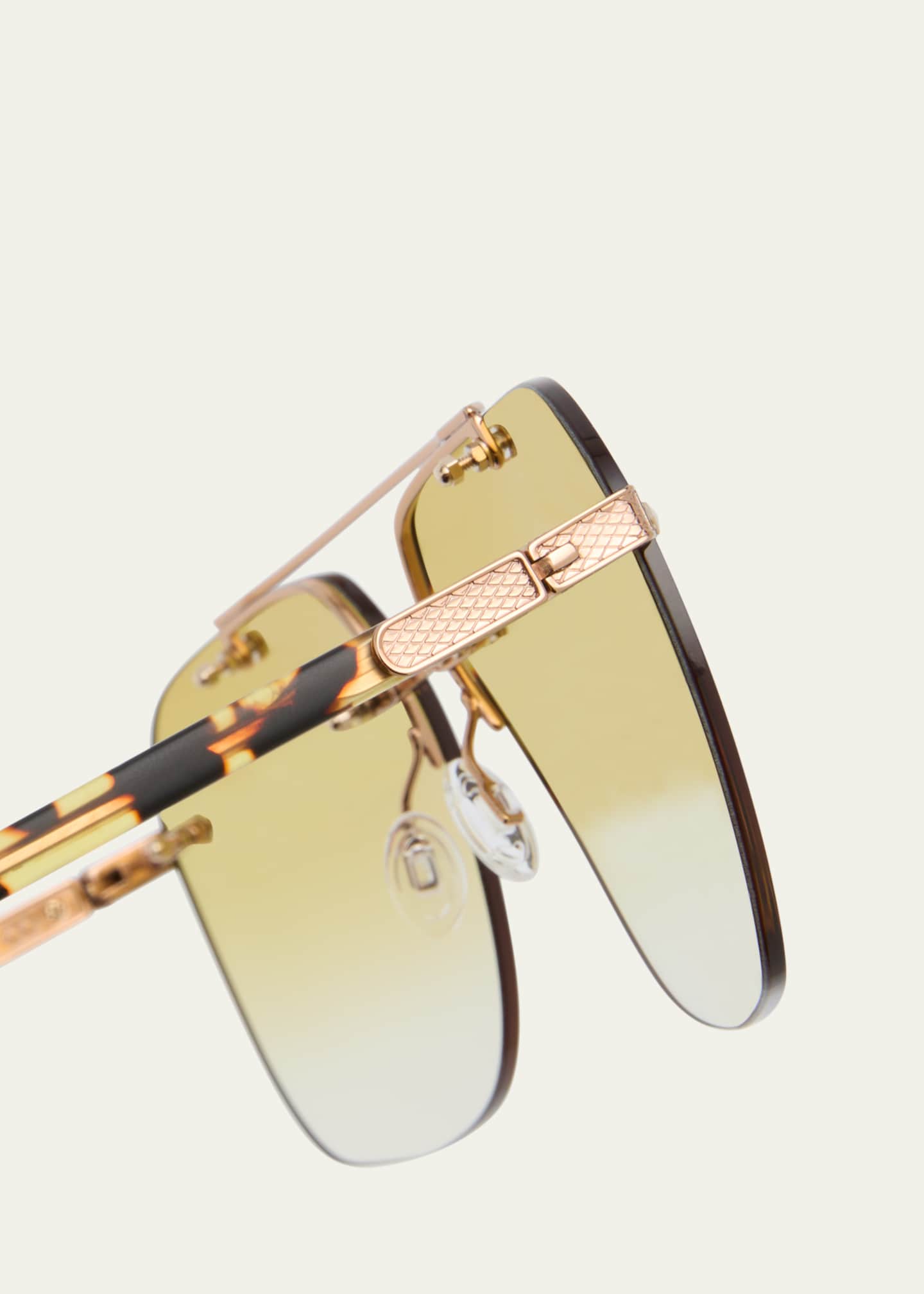 Barton Perreira Men's Daniel Rimless Aviator Sunglasses - Bergdorf Goodman