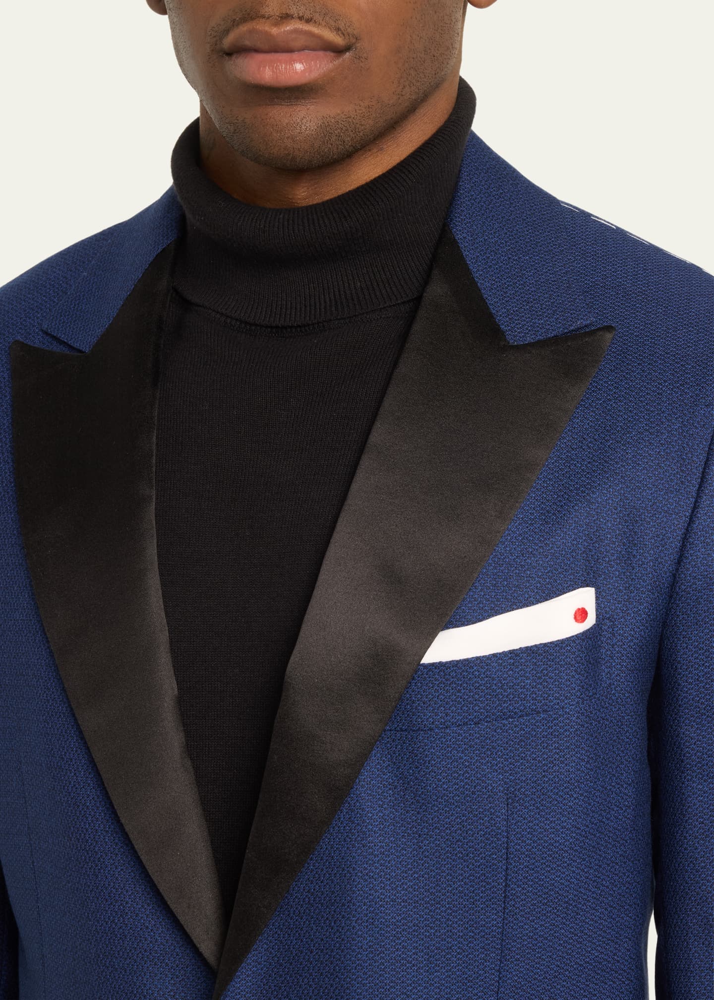 Kiton Men's Textured Cashmere-Silk Dinner Jacket - Bergdorf Goodman